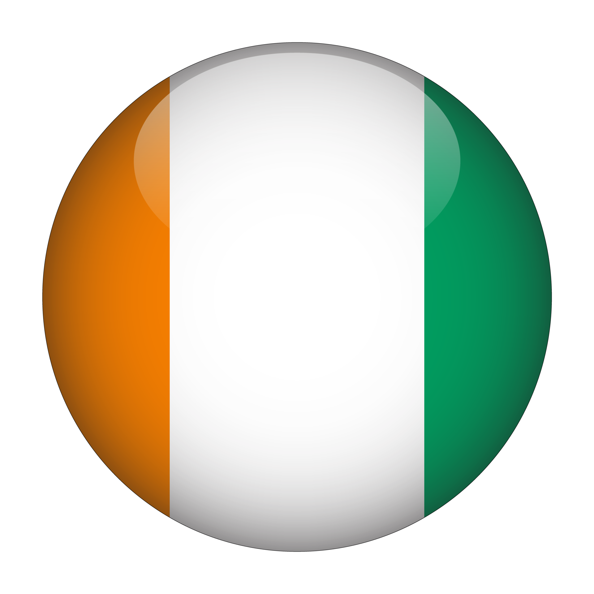 Côte d'Ivoire drapeau arrondi 3d avec fond transparent 15272015 PNG Côte d'Ivoire drapeau arrondi 3d avec fond transparent 15272015 PNG
