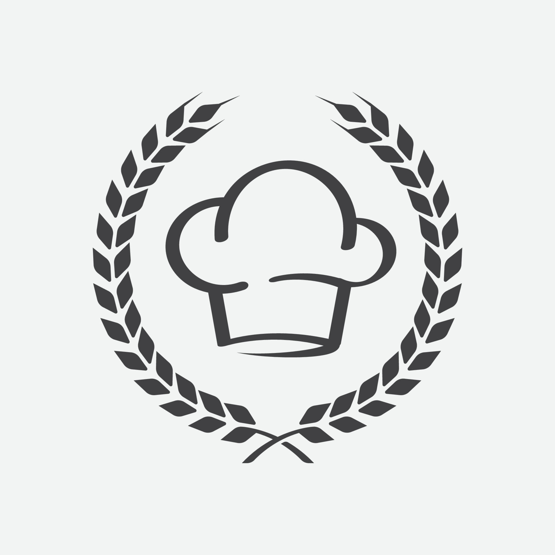 Hat for chef kitchens, chef hat icon vector, Chef cap design with ... Hat for chef kitchens, chef hat icon vector, Chef cap design with ...