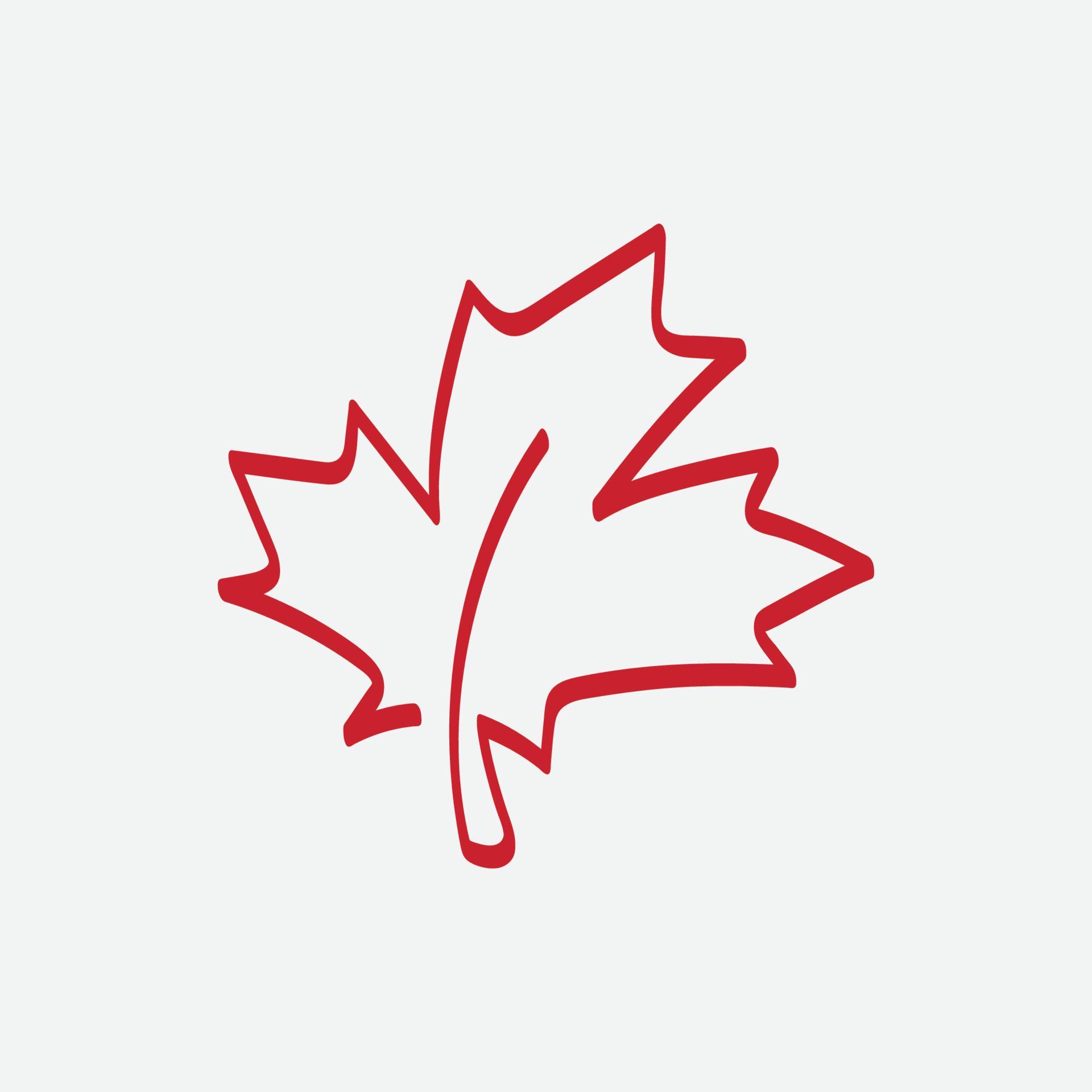 Maple leaf logo, Red maple leaf, Canada symbol, Red Canadian Maple LeafMaple leaf logo template ...