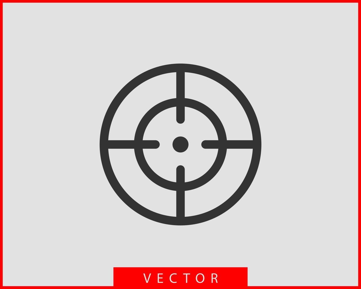 Target icon vector 15273708 Vector Art at Vecteezy