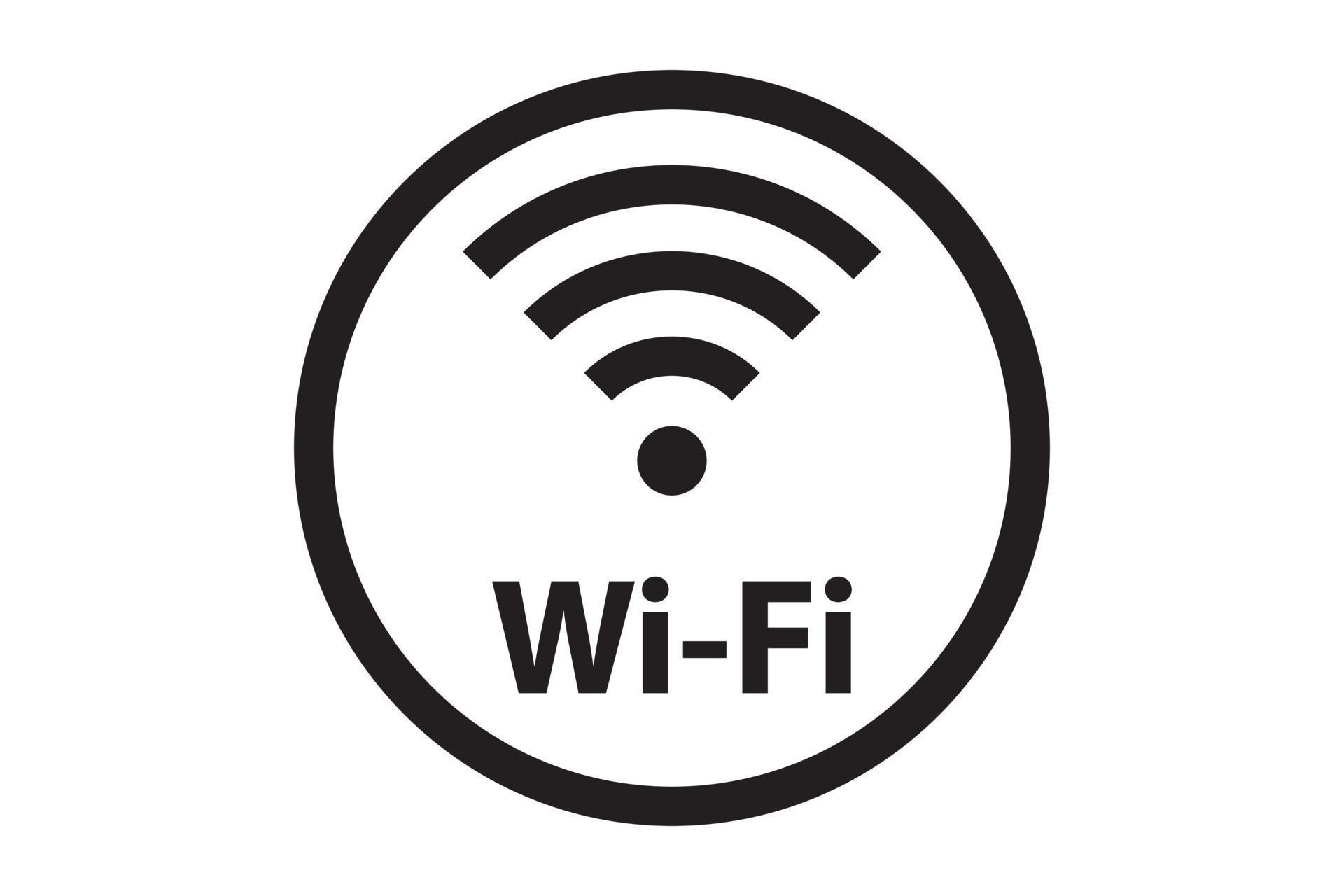 Wi Fi Symbol Signal Connection Vector Wireless Internet Technology Sign Wifi Network