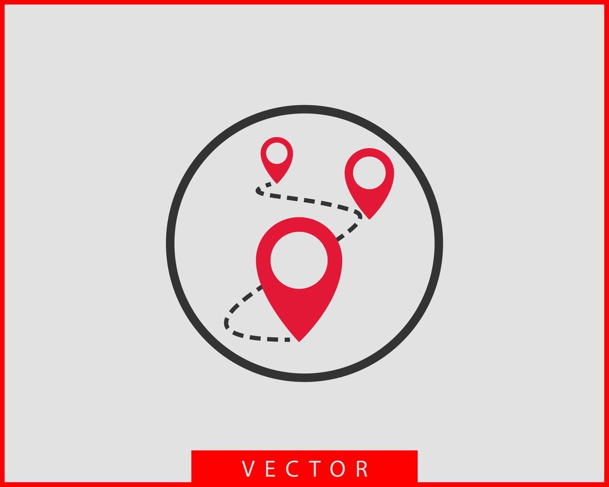 Map Icons Marker Pointer Pin Location Vector Icon Gps Navigation