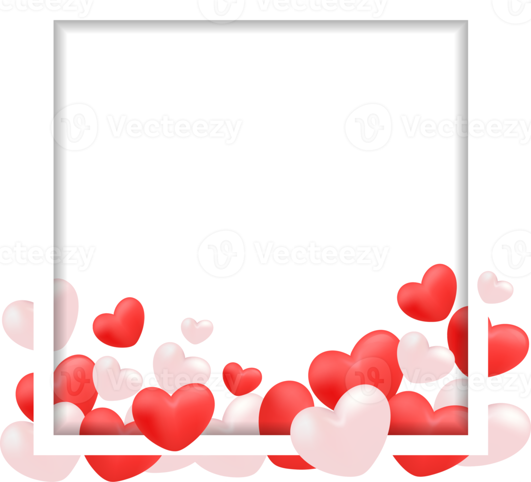 coeurs saint valentin avec cadre carré blanc 15276323 PNG coeurs saint valentin avec cadre carré blanc 15276323 PNG