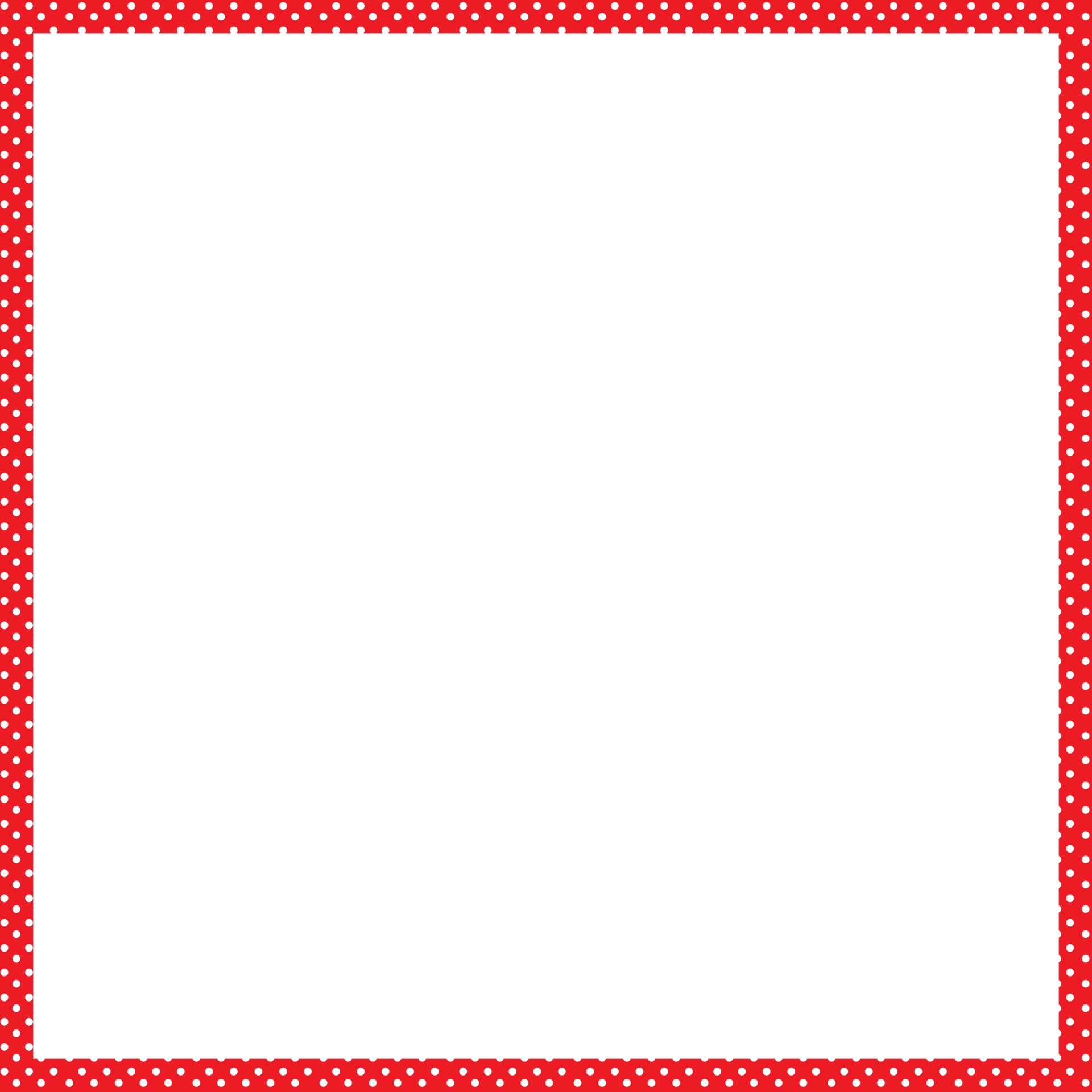 Red Frame With Dotted Pattern 15276334 Png