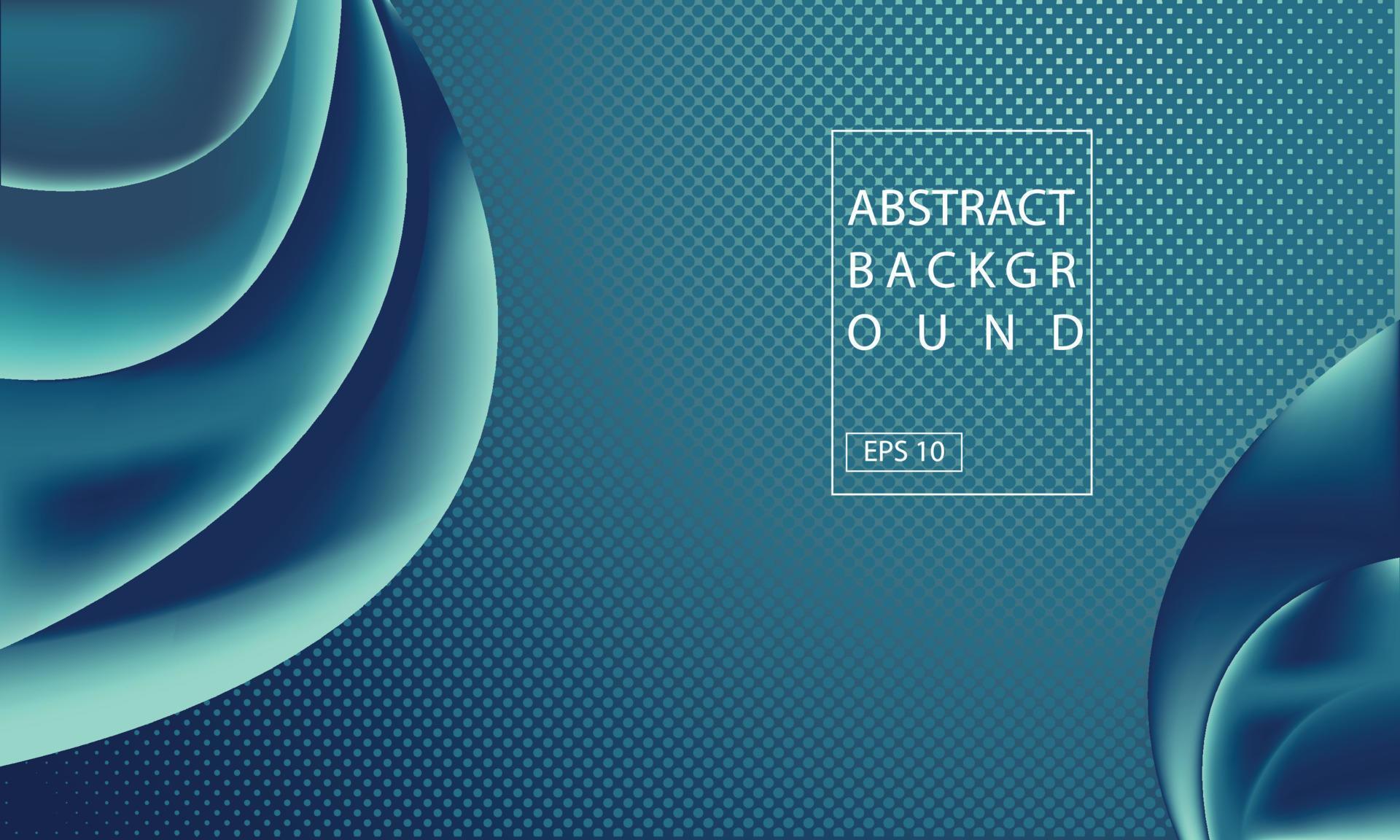 Abstract modern graphic element. Dynamical colored forms and waves ...