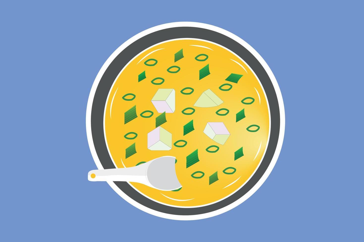 Japanese Miso Soup Vector Design 15277030 Vector Art At Vecteezy