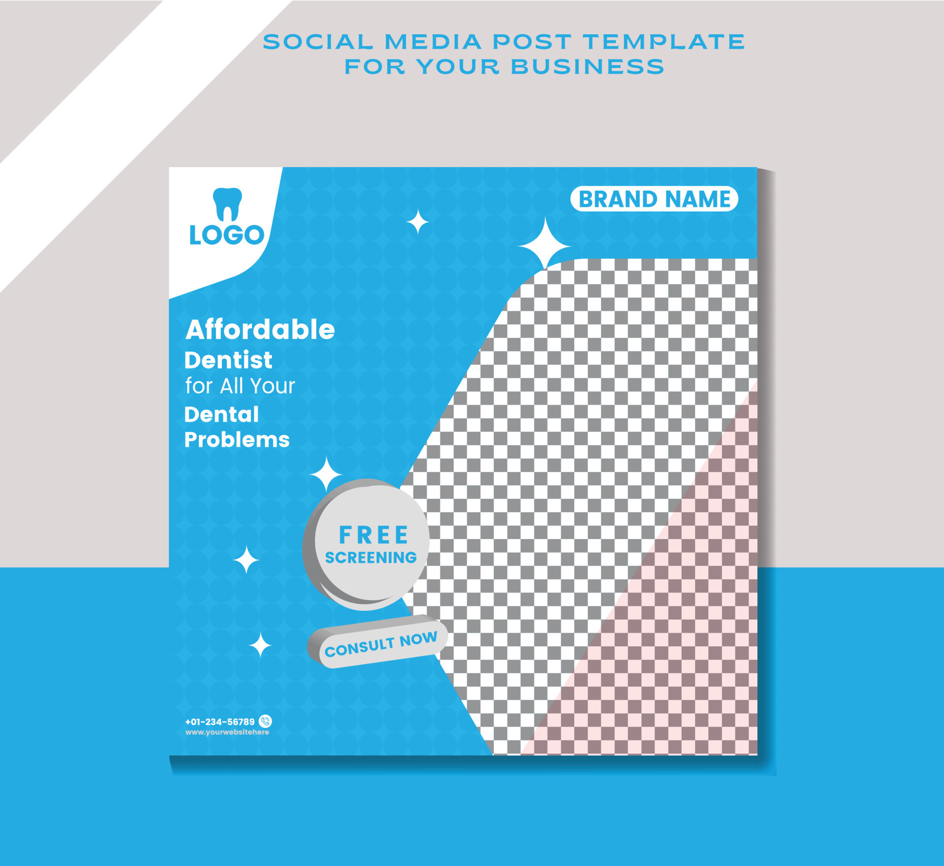 Medical Social media Post template and Instagram Stories 15277154 ... Medical Social media Post template and Instagram Stories 15277154 ...