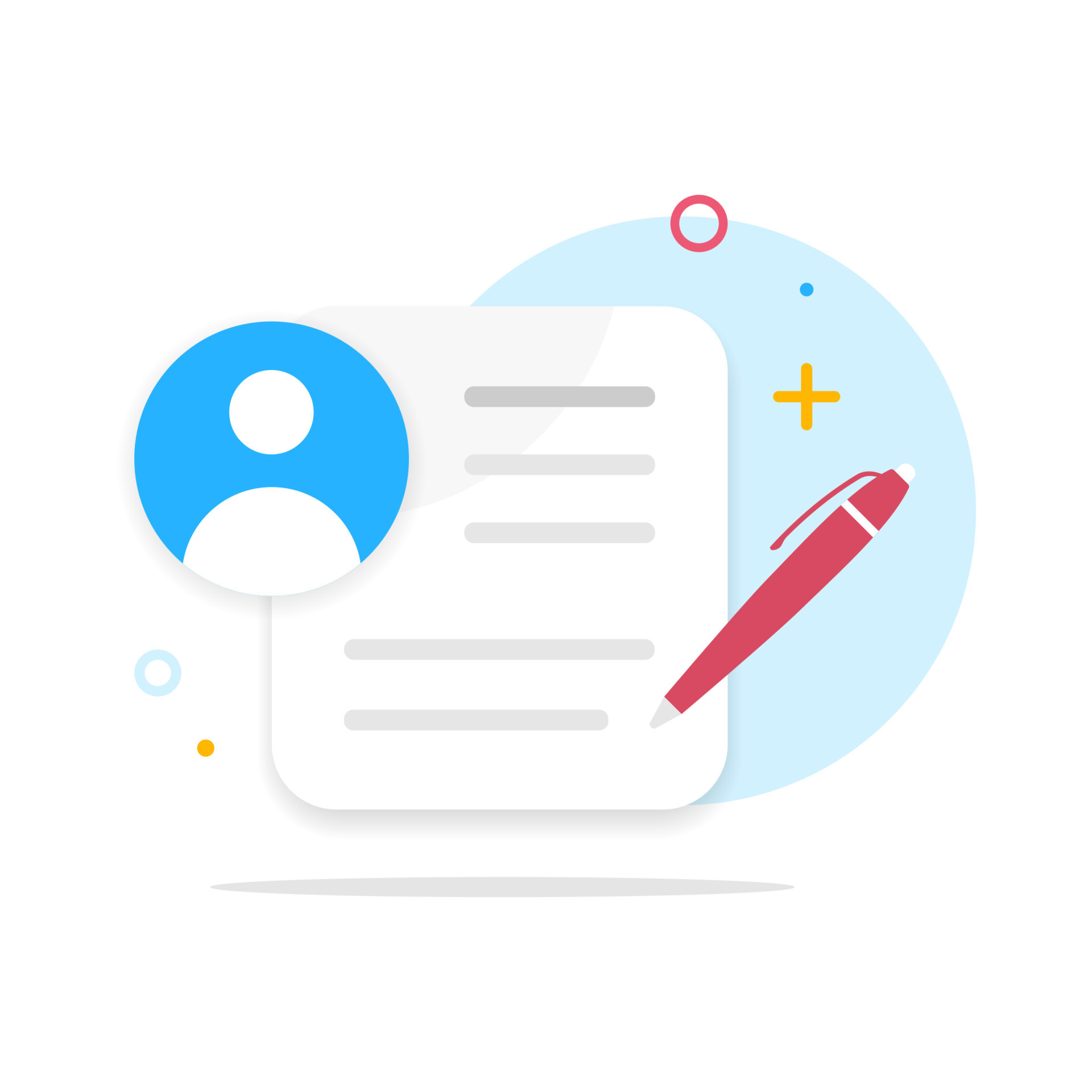 create new account, sign up concept illustration flat design vector ...