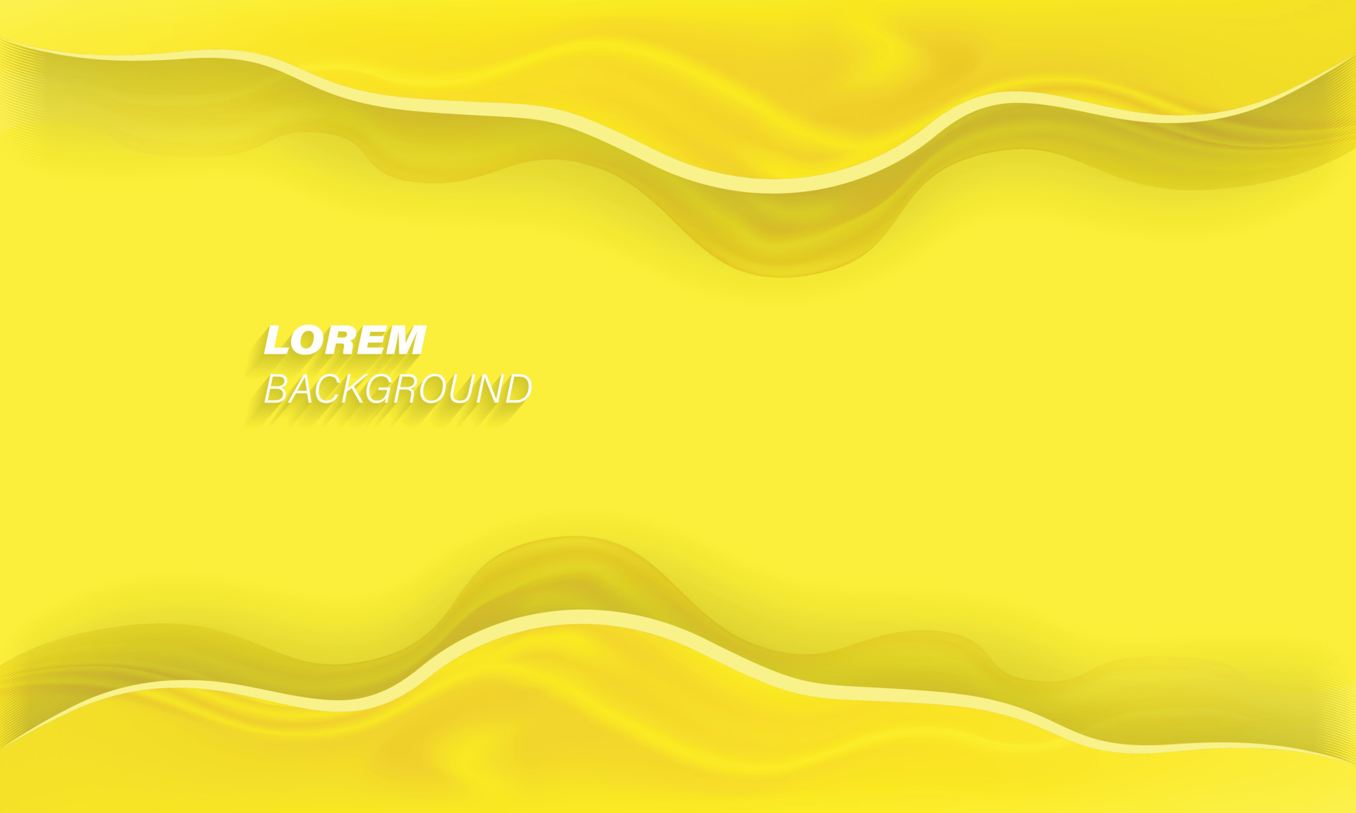 abstract yellow wave background,vector illustration 15277708 Vector Art ...