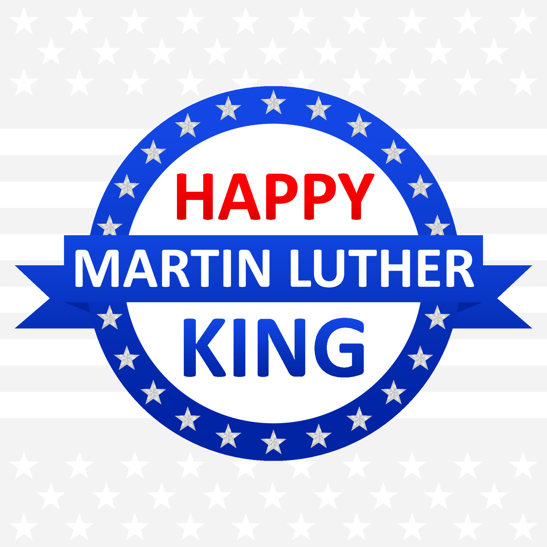 Happy Martin Luther King Day In American Flag Social Media Post happy-martin-luther-king-day-in-american-flag-social-media-post