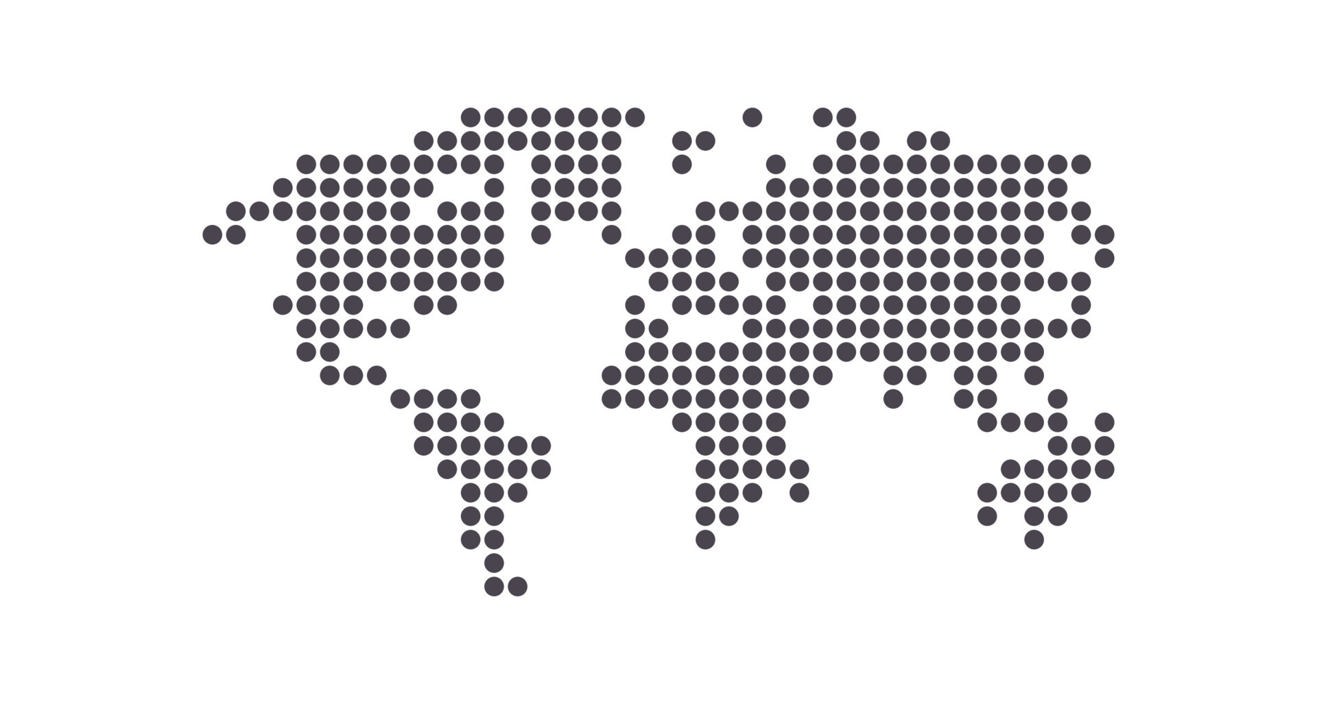 Earth globe world map of dots and global geography in dotted pattern ... Earth globe world map of dots and global geography in dotted pattern ...
