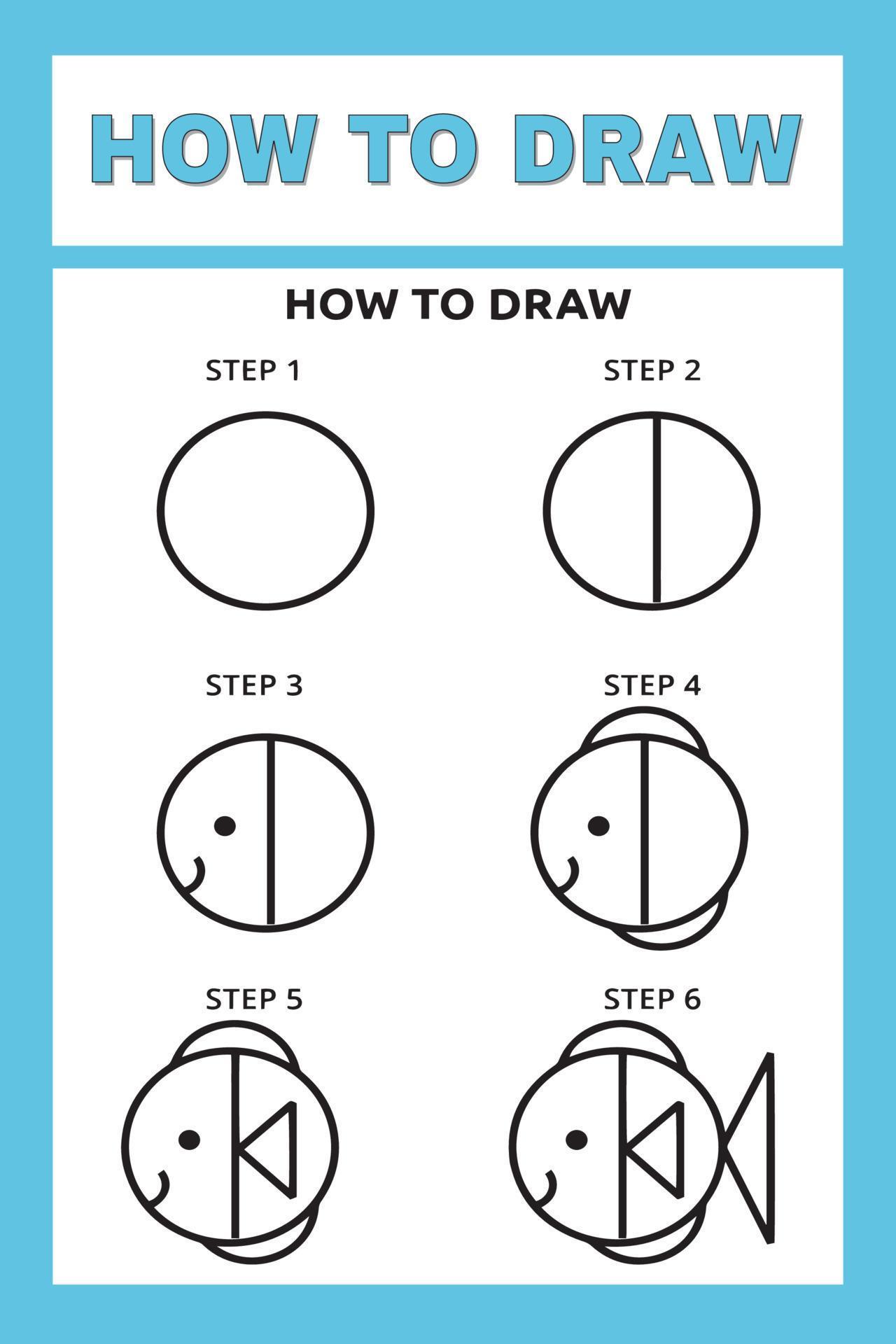 How to Draw Animals Step by Step 15279427 Vector Art at Vecteezy
