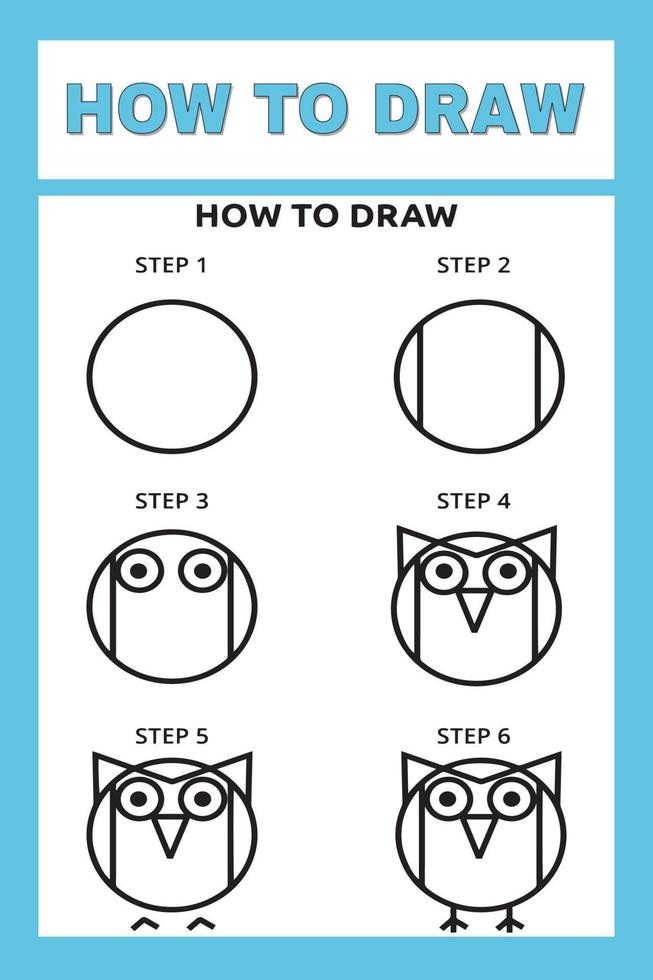 How to Draw Animals Step by Step 15279428 Vector Art at Vecteezy