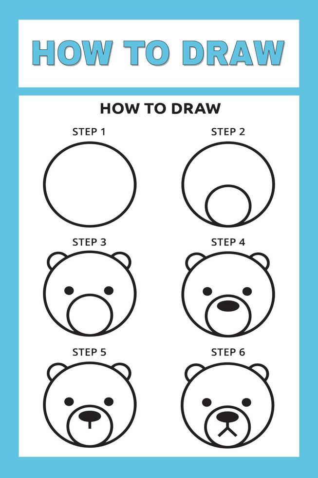 How to Draw Animals Step by Step 15279432 Vector Art at Vecteezy