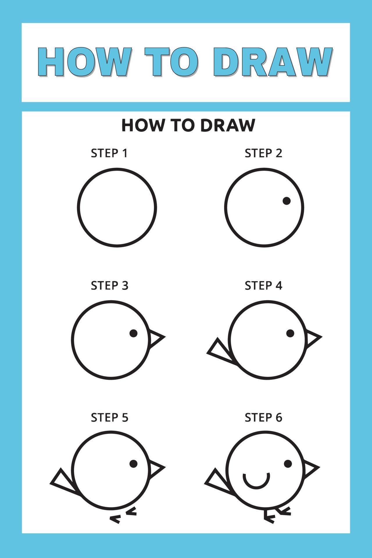 How to Draw Animals Step by Step 15279433 Vector Art at Vecteezy