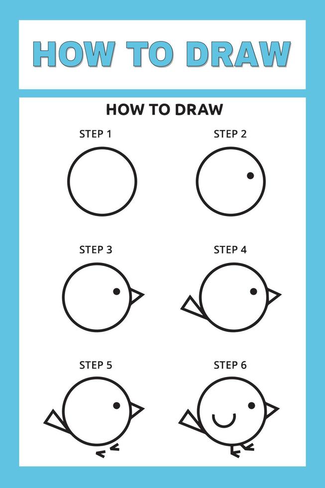 How to Draw Animals Step by Step 15279433 Vector Art at Vecteezy