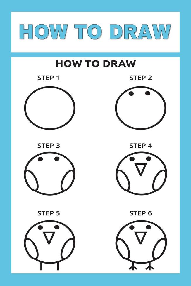 How to Draw Animals Step by Step 15279480 Vector Art at Vecteezy