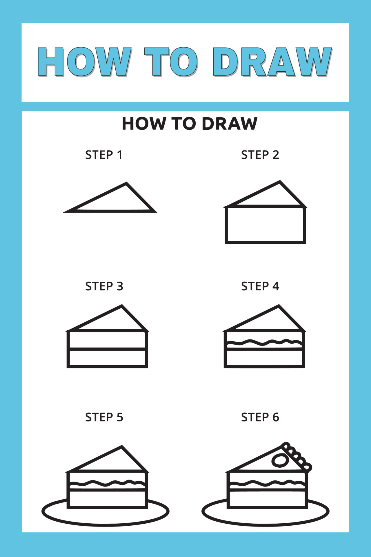 How To Draw 3d Shapes Step By Step For Kids