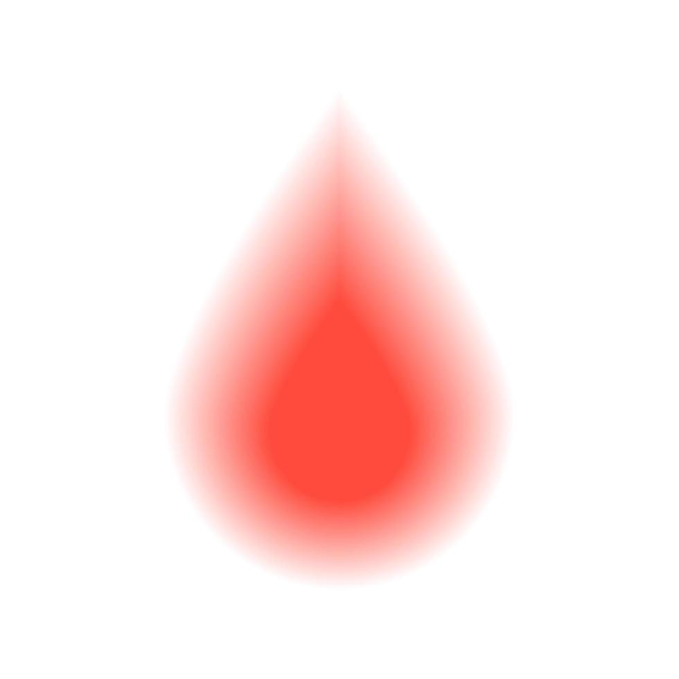 Icon Of A Drop Of Blood Isolated On White Vector Illustration With icon-of-a-drop-of-blood-isolated-on-white-vector-illustration-with