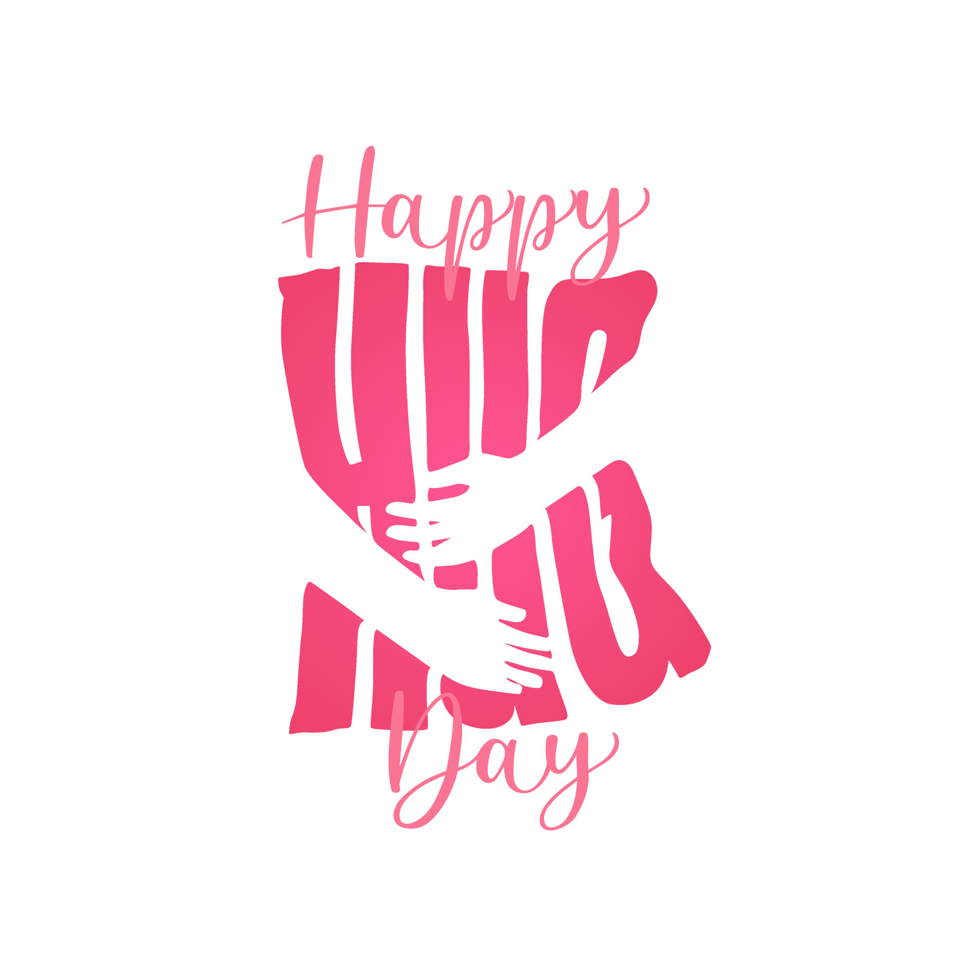 Happy Hug Day National Hug Greetings Affection Event 15279841 Vector Art At Vecteezy