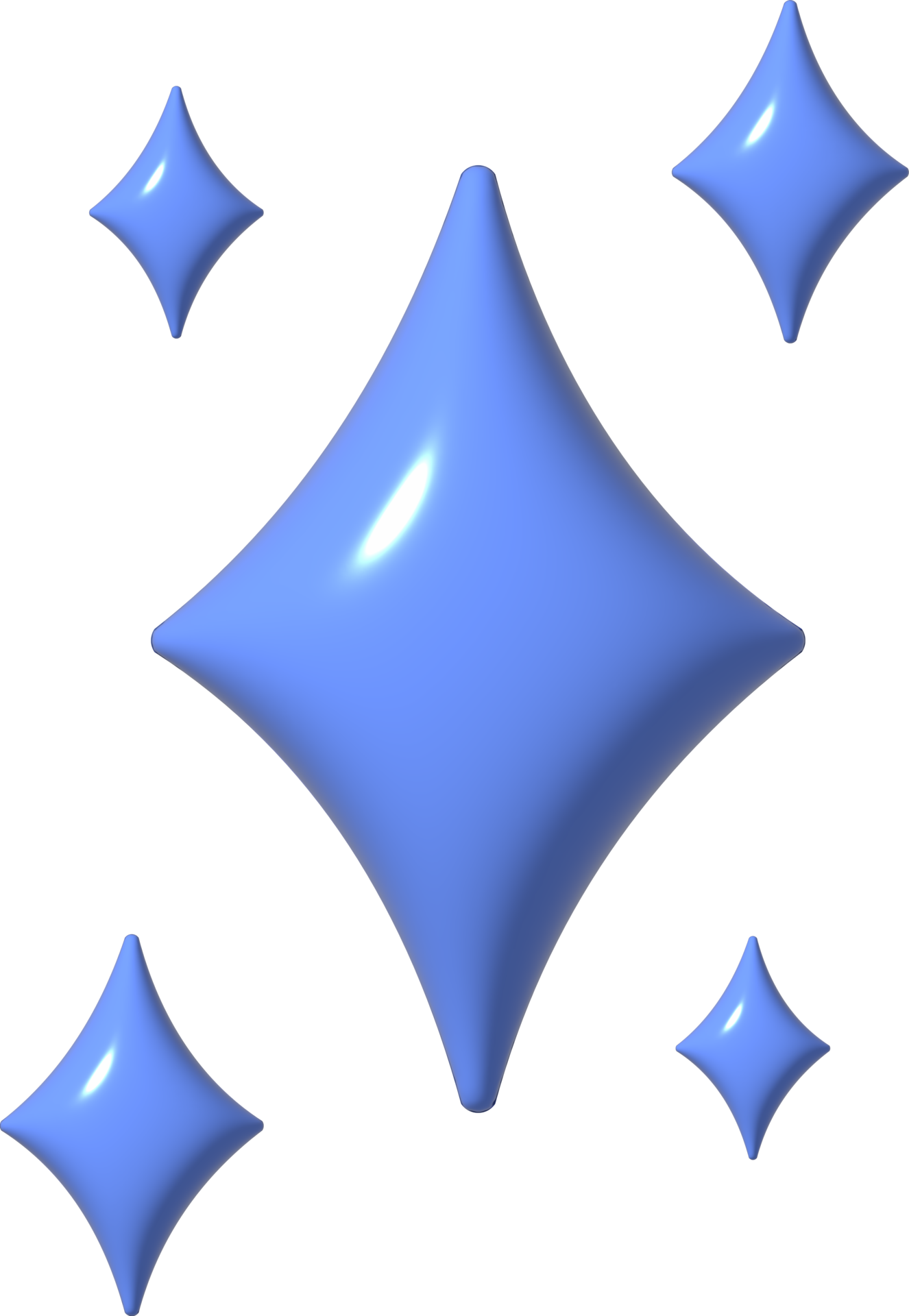 3D blue star sparkle icon. Holiday element sparkles symbols. Magic ... 3D blue star sparkle icon. Holiday element sparkles symbols. Magic ...