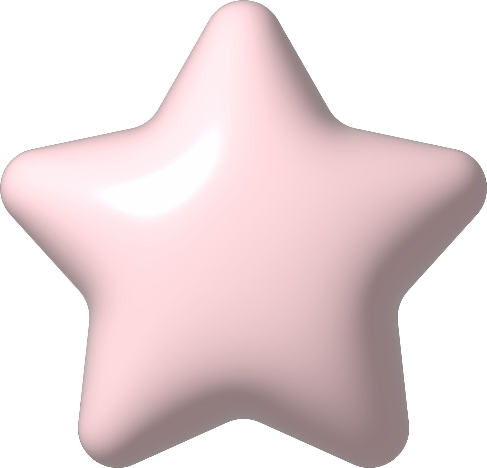 3D pink star icon. 3D holiday element 15280706 PNG 3D pink star icon. 3D holiday element 15280706 PNG