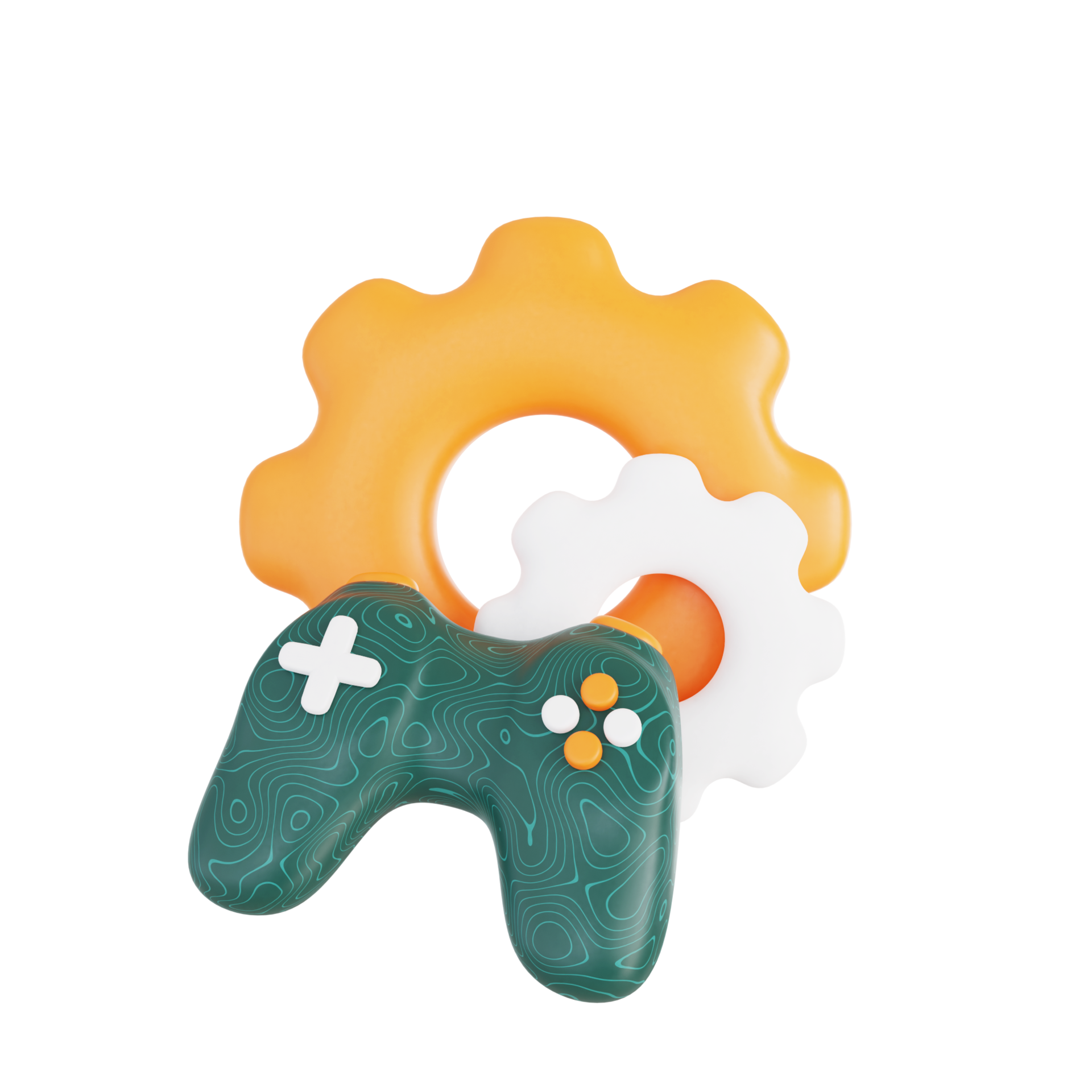 3d Games Setting Illustration 15280877 PNG