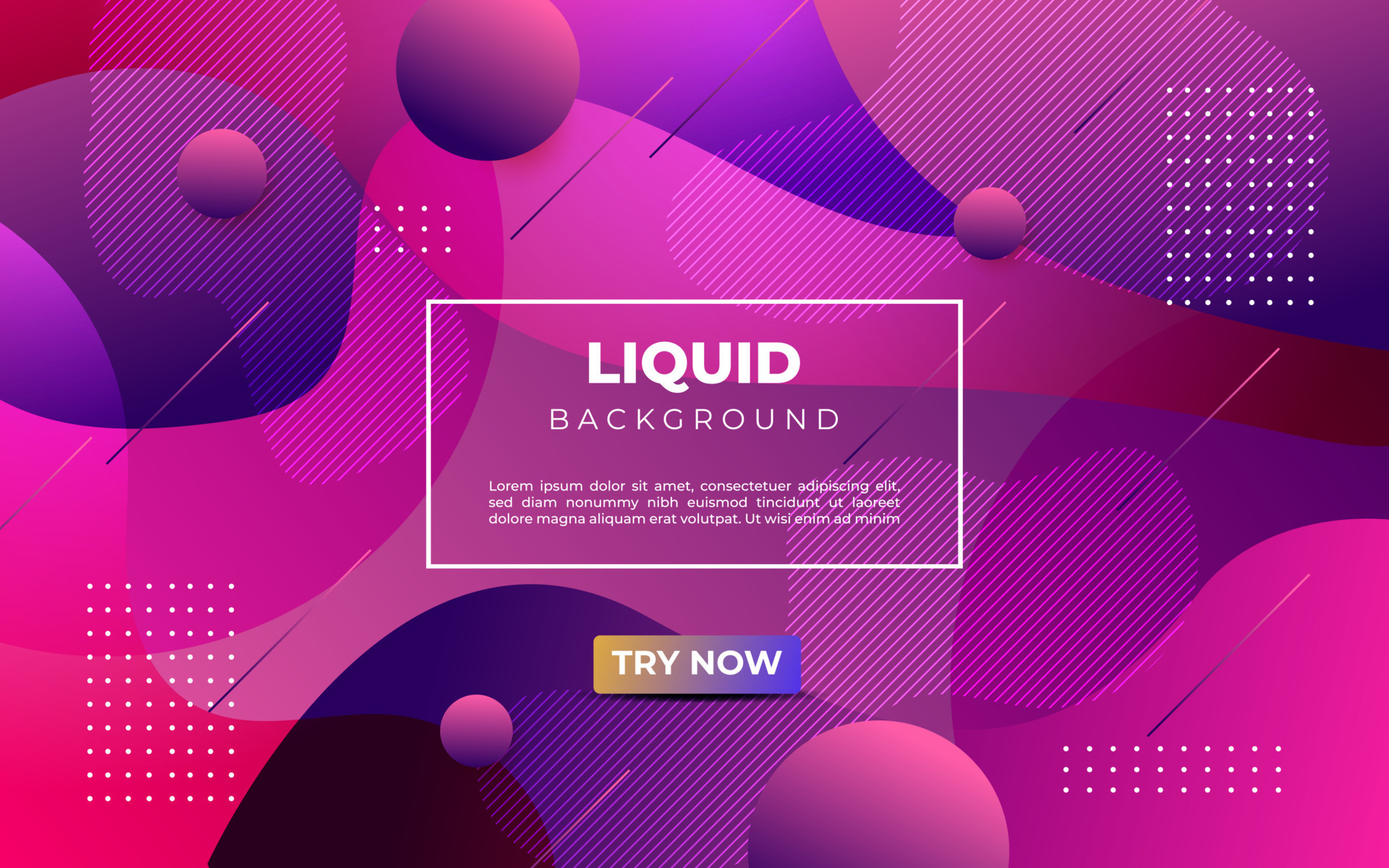 Abstract Purple Pink Liquid Gradient Color Background Dynamic Texture Geometric Element Design