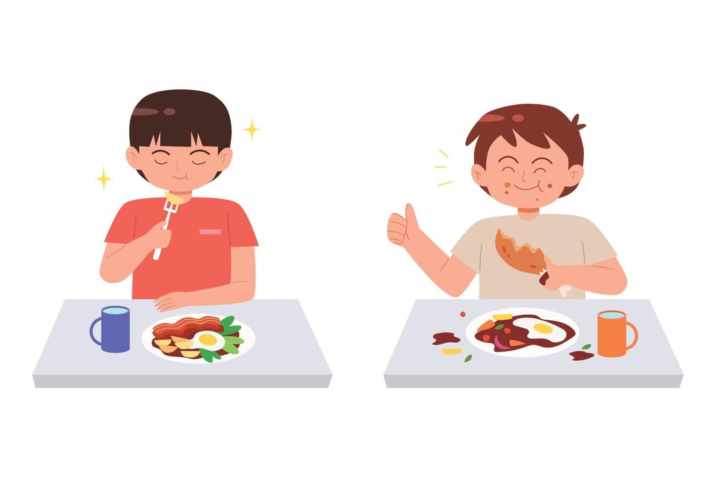 Table Manners Kids Vector Art, Icons, and Graphics for Free Download Table Manners Kids Vector Art, Icons, and Graphics for Free Download