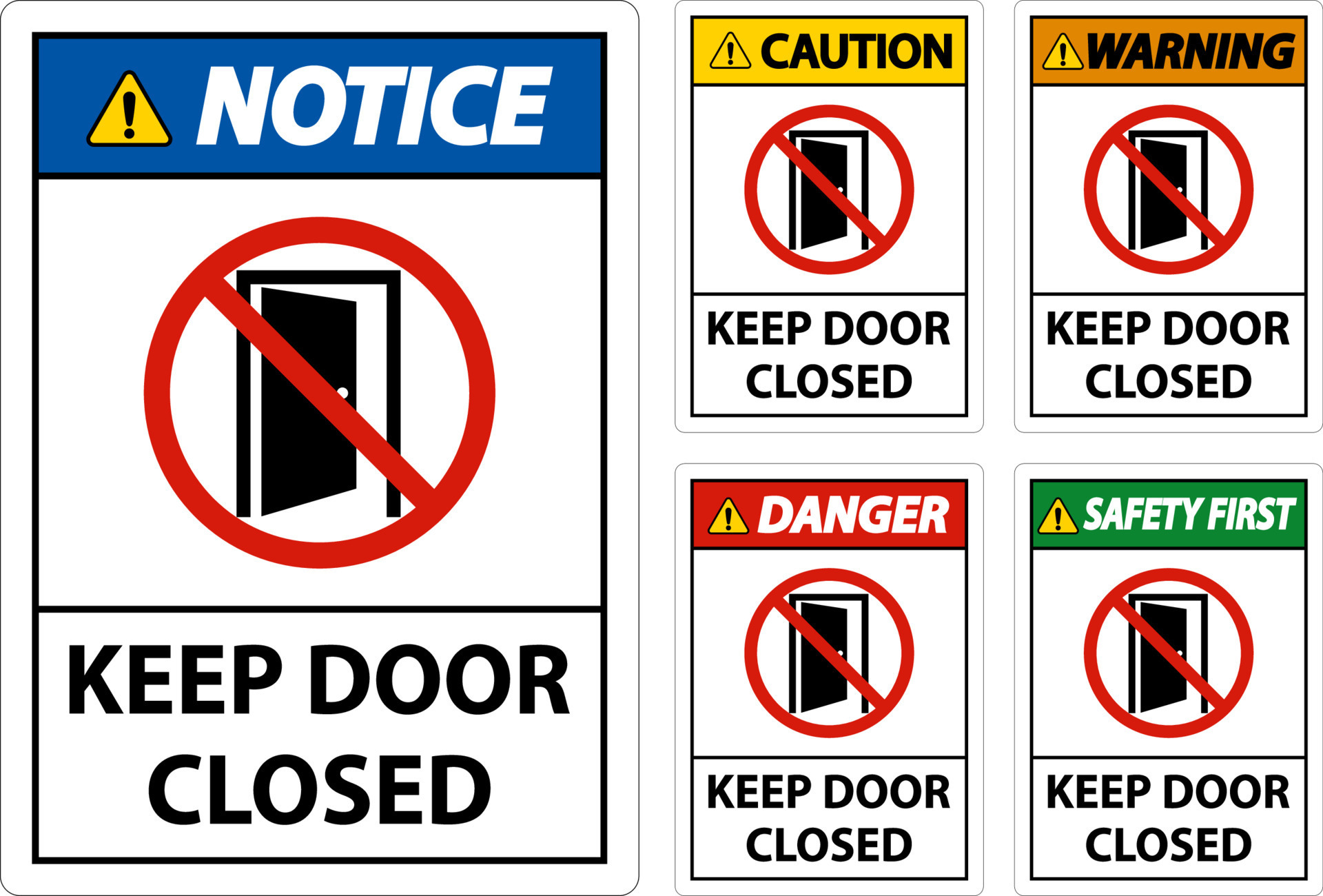 Keep Door Closed Sign On White Background 15292897 Vector Art at Vecteezy Keep Door Closed Sign On White Background 15292897 Vector Art at Vecteezy