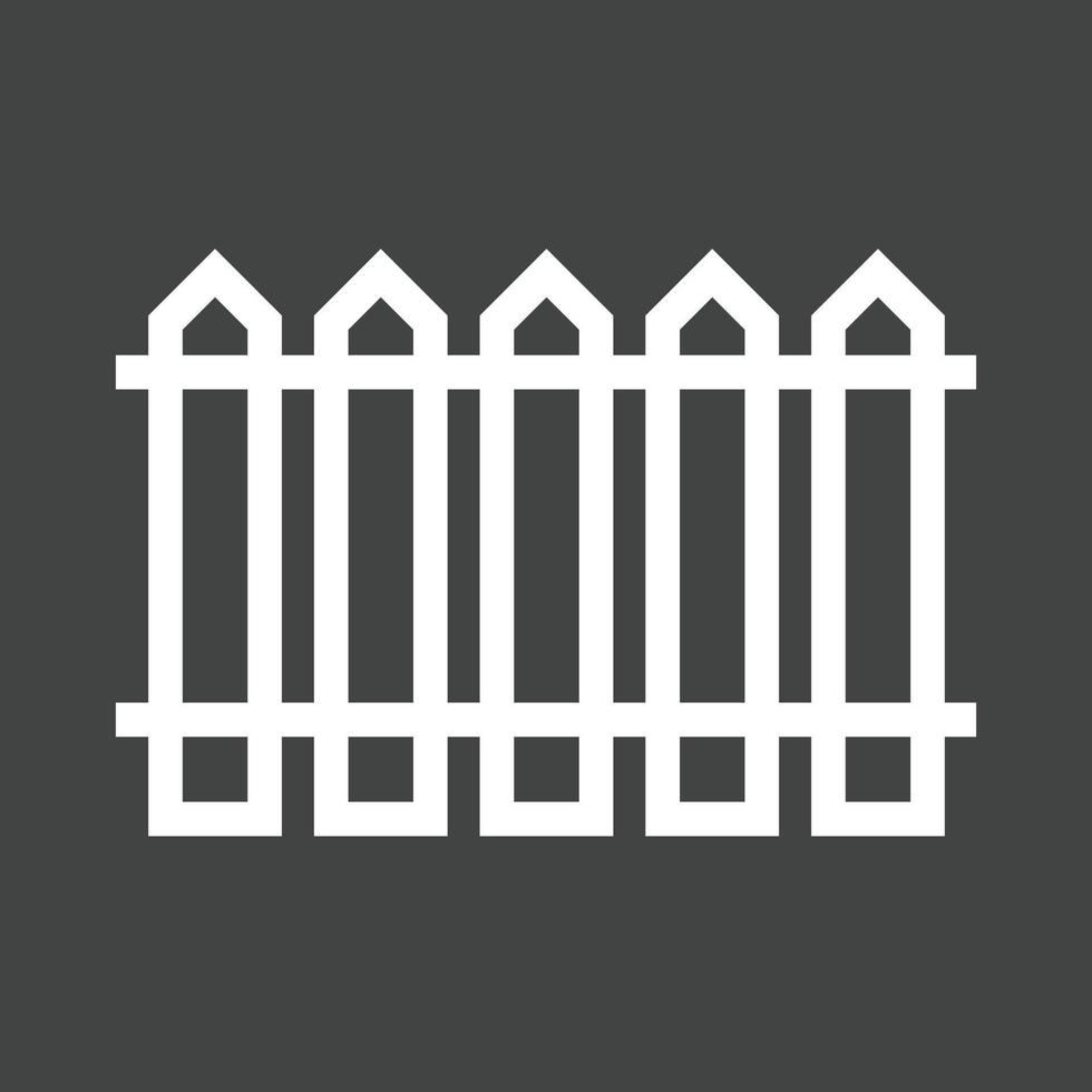 Fence Line Inverted Icon 15294473 Vector Art At Vecteezy