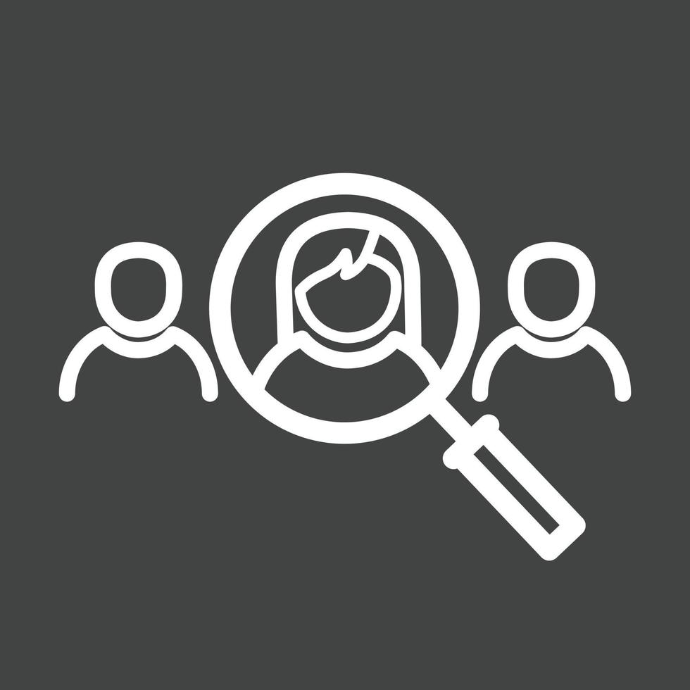 Selecting User Line Inverted Icon 15295771 Vector Art at Vecteezy