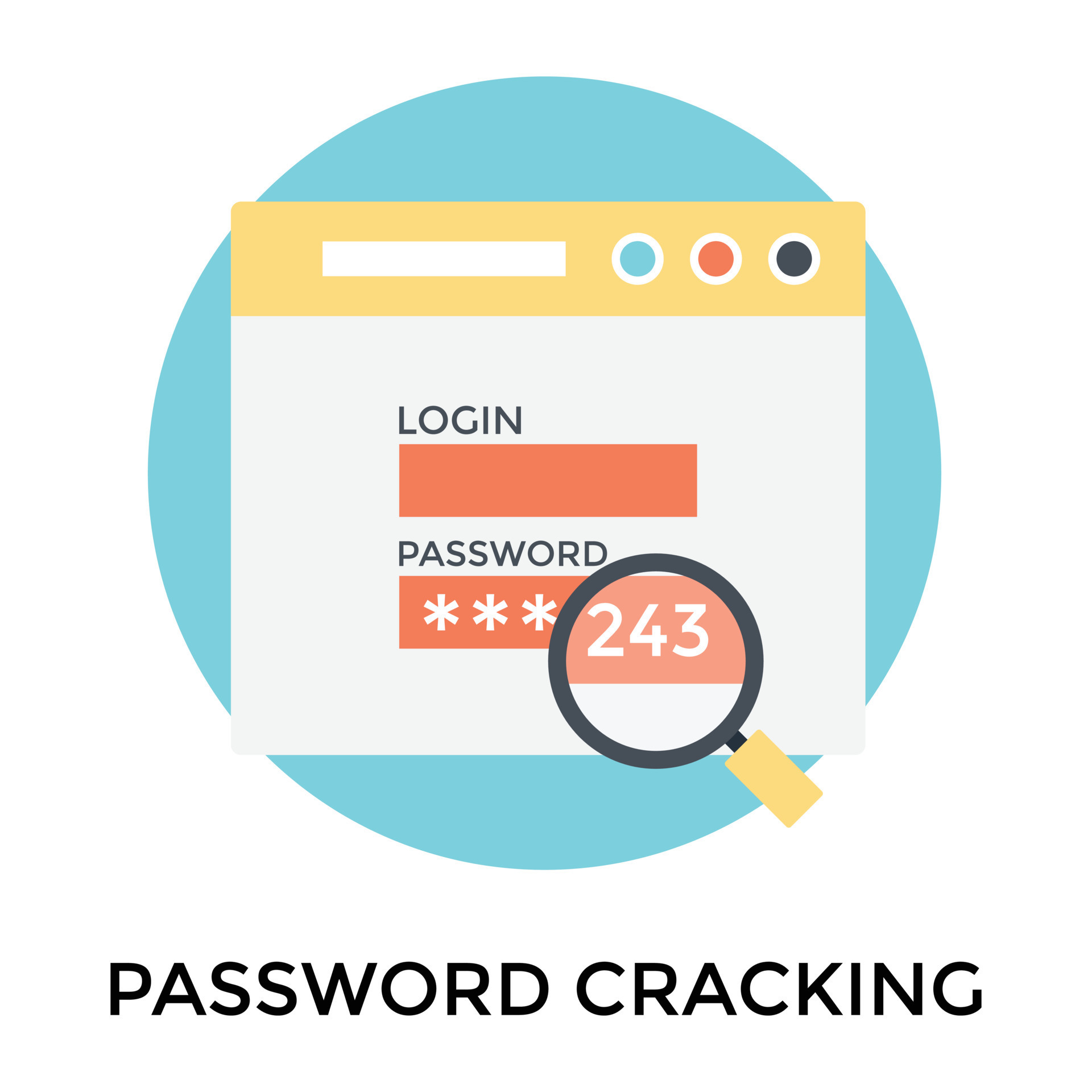 Trendy Password Cracking 15305011 Vector Art at Vecteezy