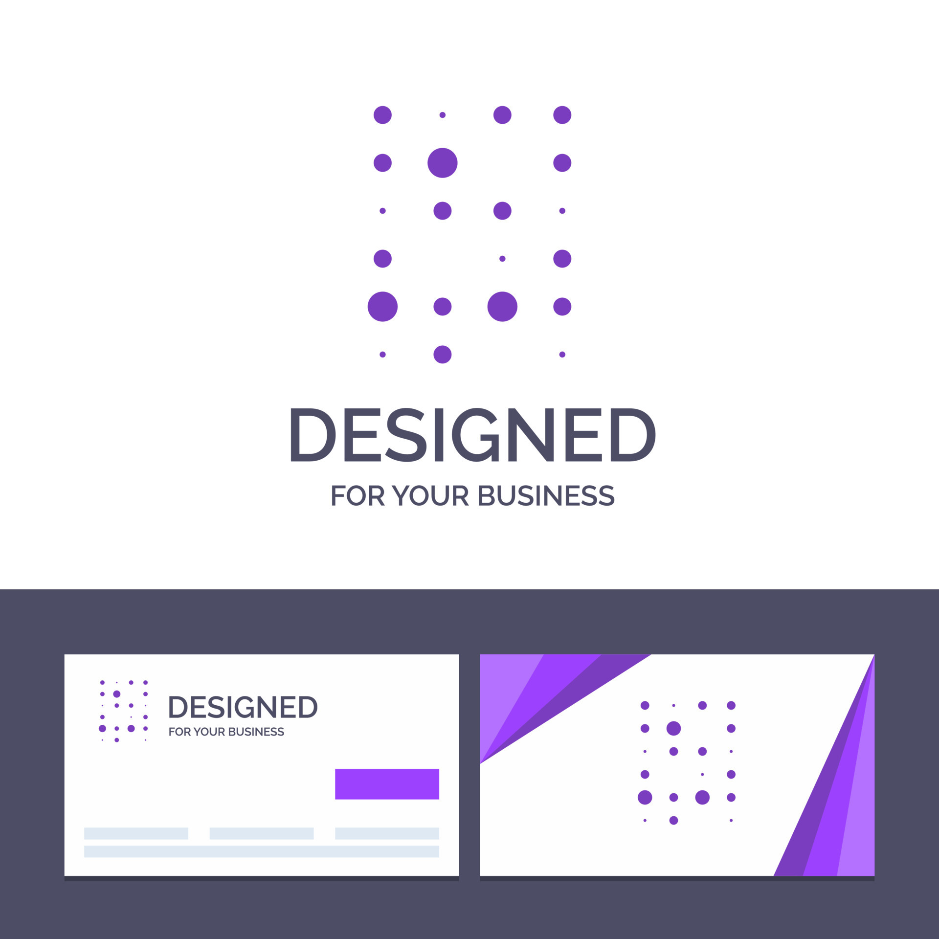 Creative Business Card And Logo Template Unstructured Data Insecure