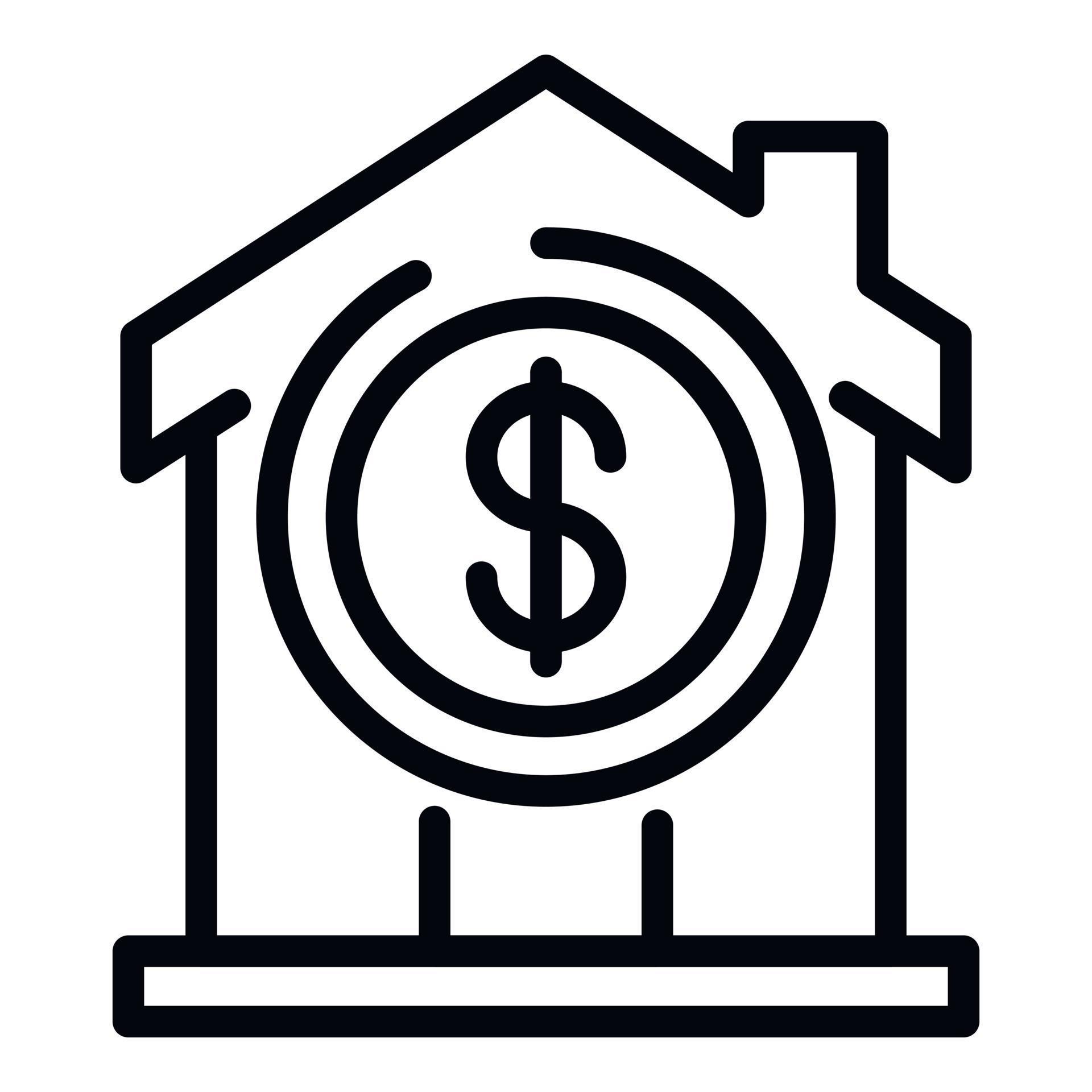 Leasing House Icon Outline Style 15306549 Vector Art At Vecteezy