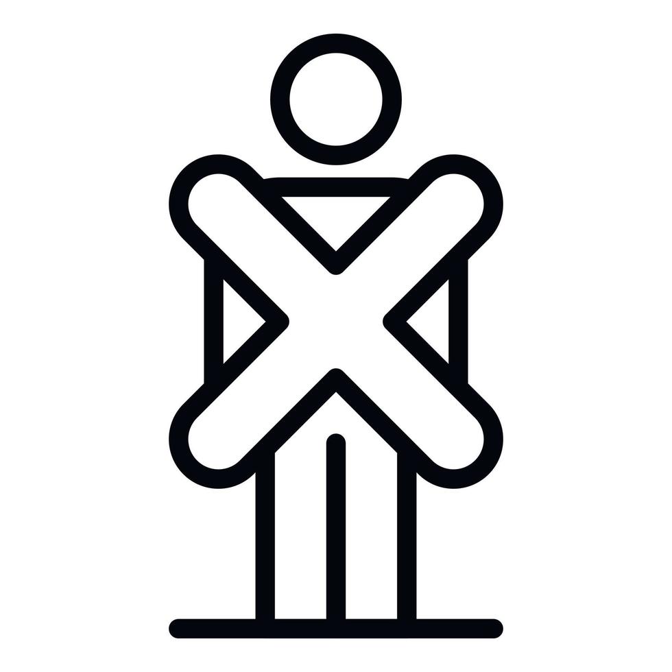 No biometric identification icon, outline style 15307687 Vector Art at ... No biometric identification icon, outline style 15307687 Vector Art at ...