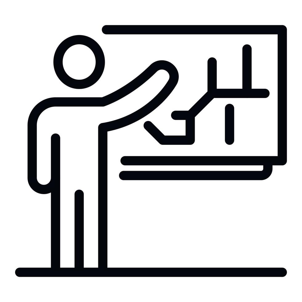 Ai learning lesson icon, outline style 15308133 Vector Art at Vecteezy