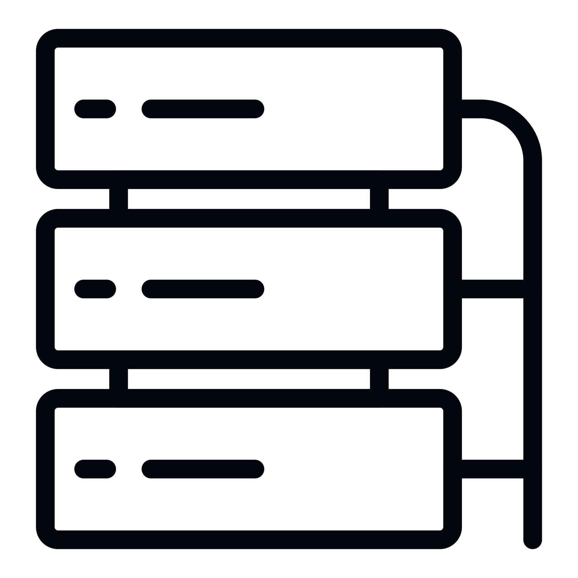 Server cluster icon, outline style 15308713 Vector Art at Vecteezy