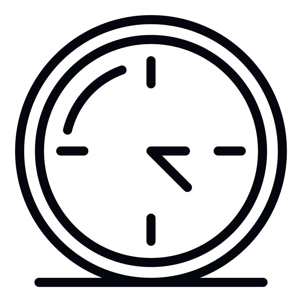 Clock Icon Outline Style 15309347 Vector Art At Vecteezy