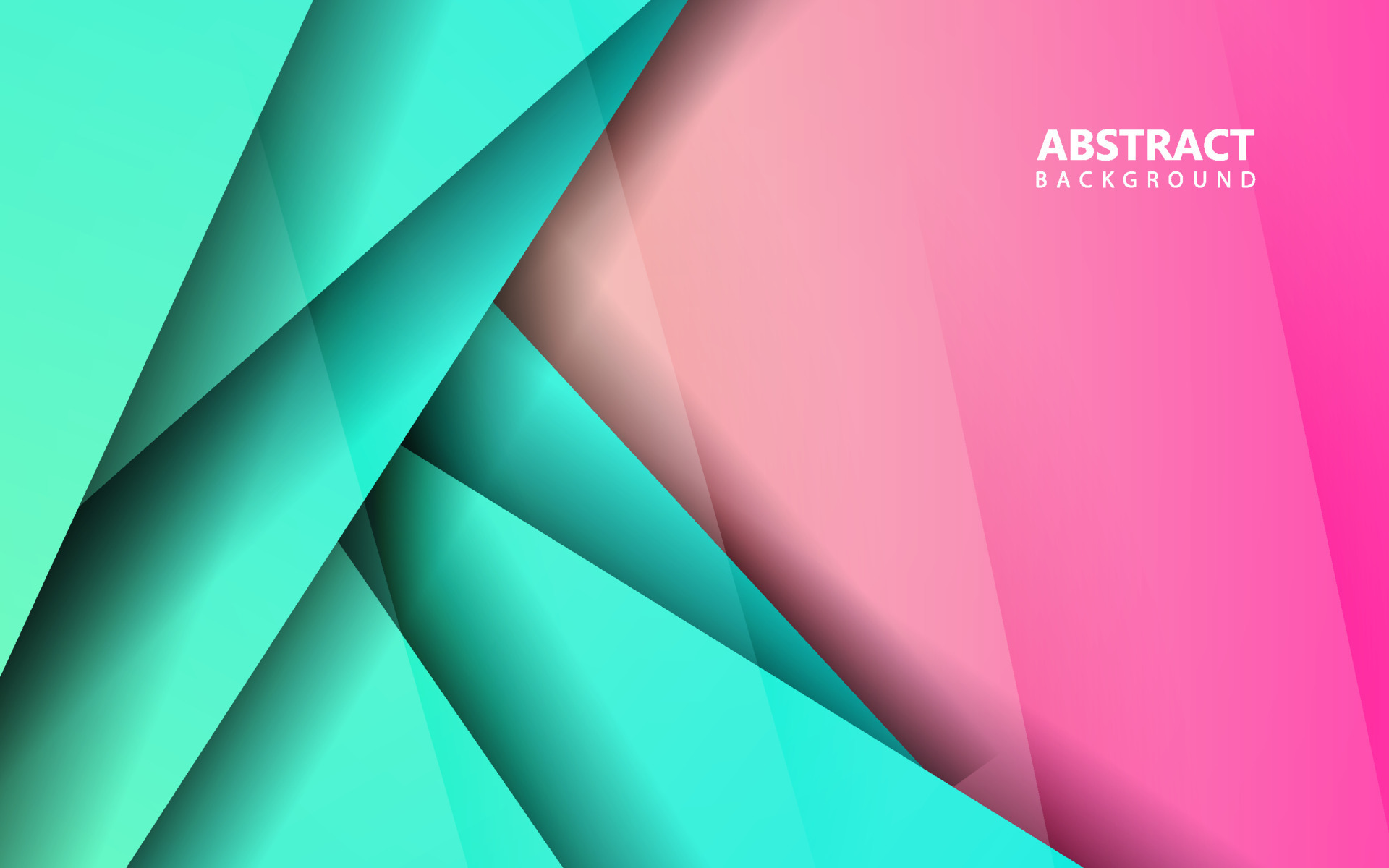 Abstract overlap papercut rainbow color background 15310415 Vector Art ...