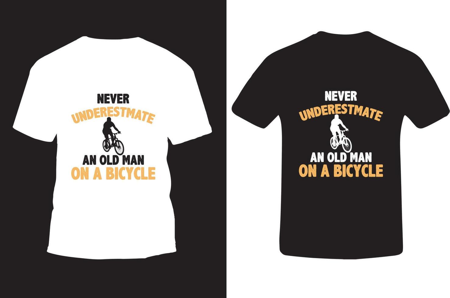 Cycling Tshirt Design With Quotation Tshirt Template Dark Silhouette