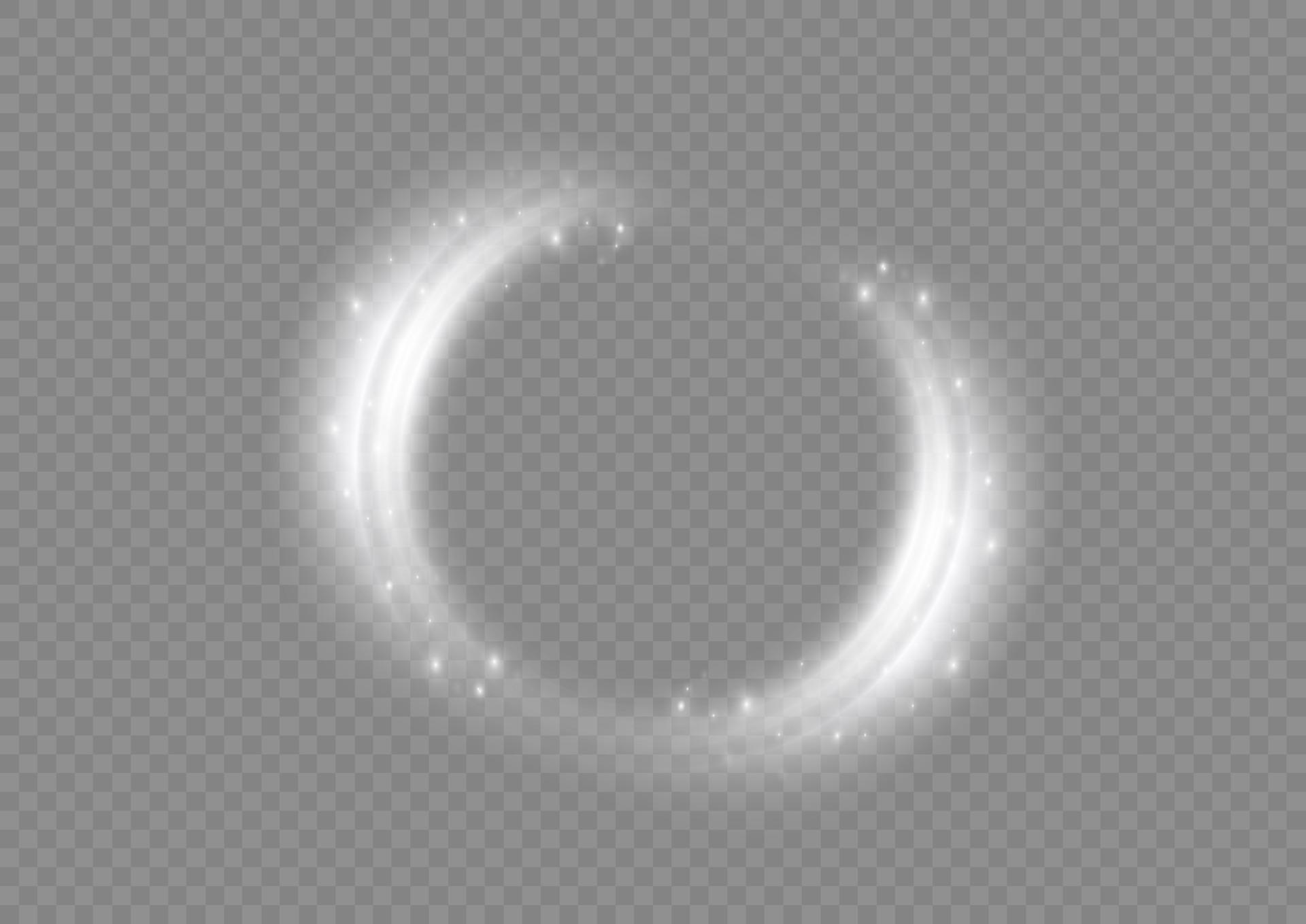 Light white Twirl. Curve light effect of white line. Abstract luxury ...