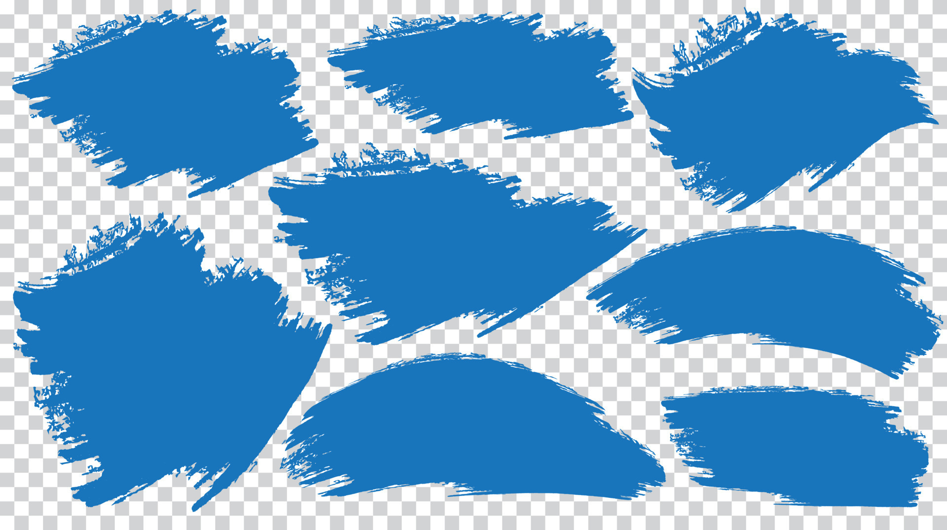 Modern abstract brush stroke set 15313085 Vector Art at Vecteezy