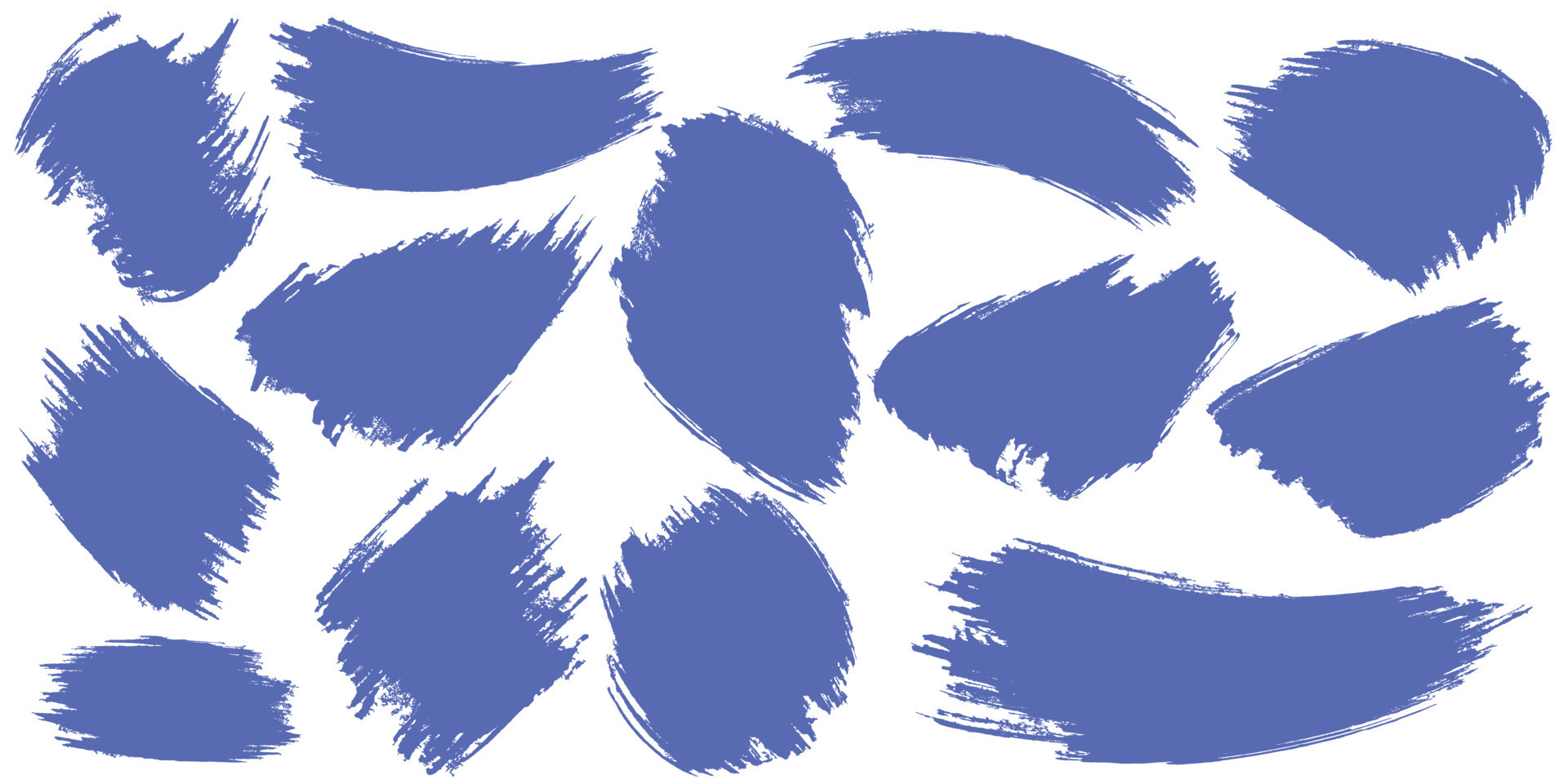 Blue color free brushstroke big set 15313180 Vector Art at Vecteezy