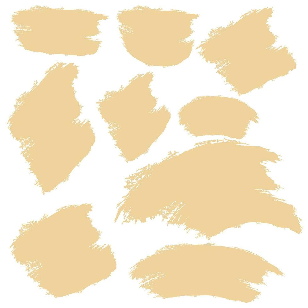 Brush stroke design set 15313896 Vector Art at Vecteezy