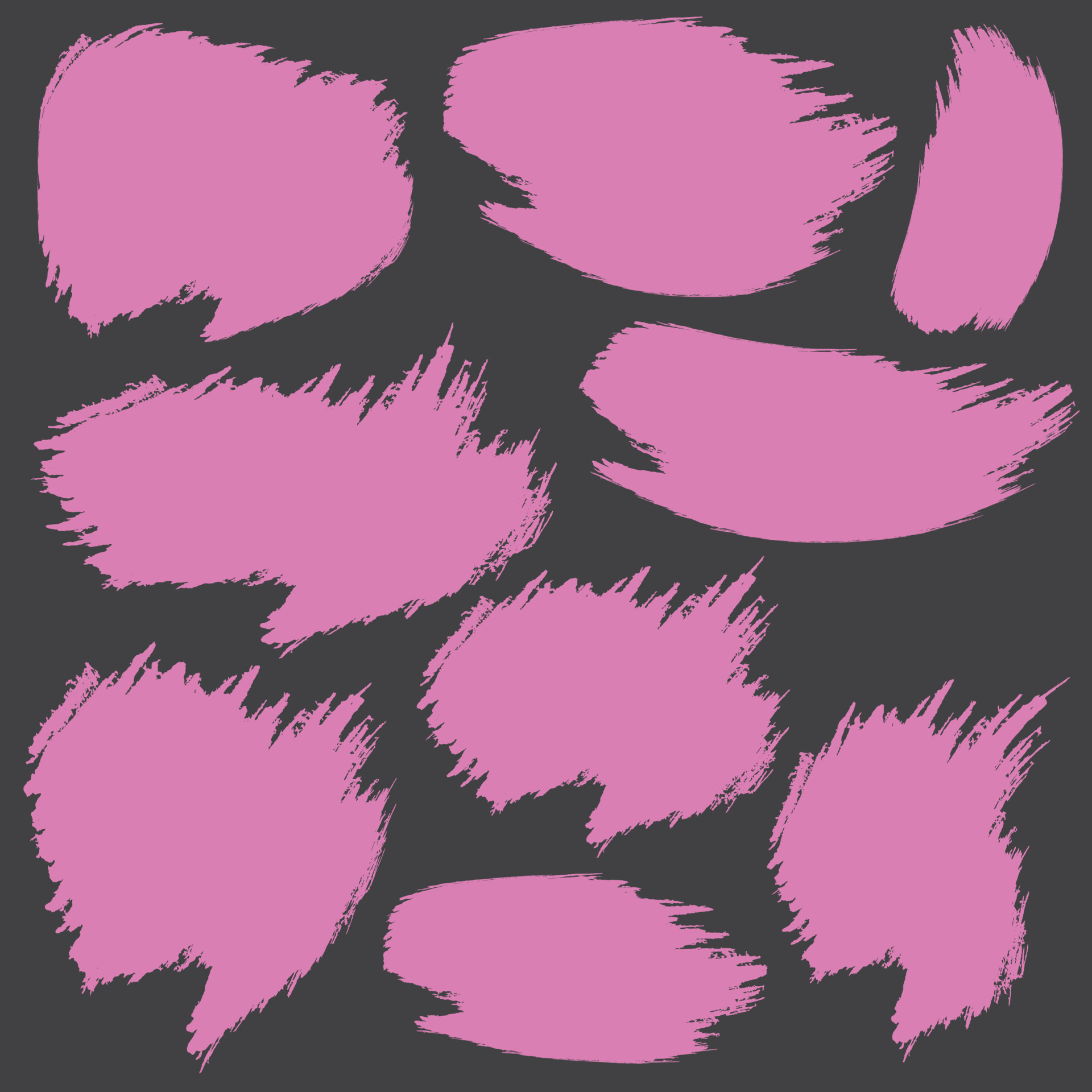 Brush stroke design set 15313936 Vector Art at Vecteezy