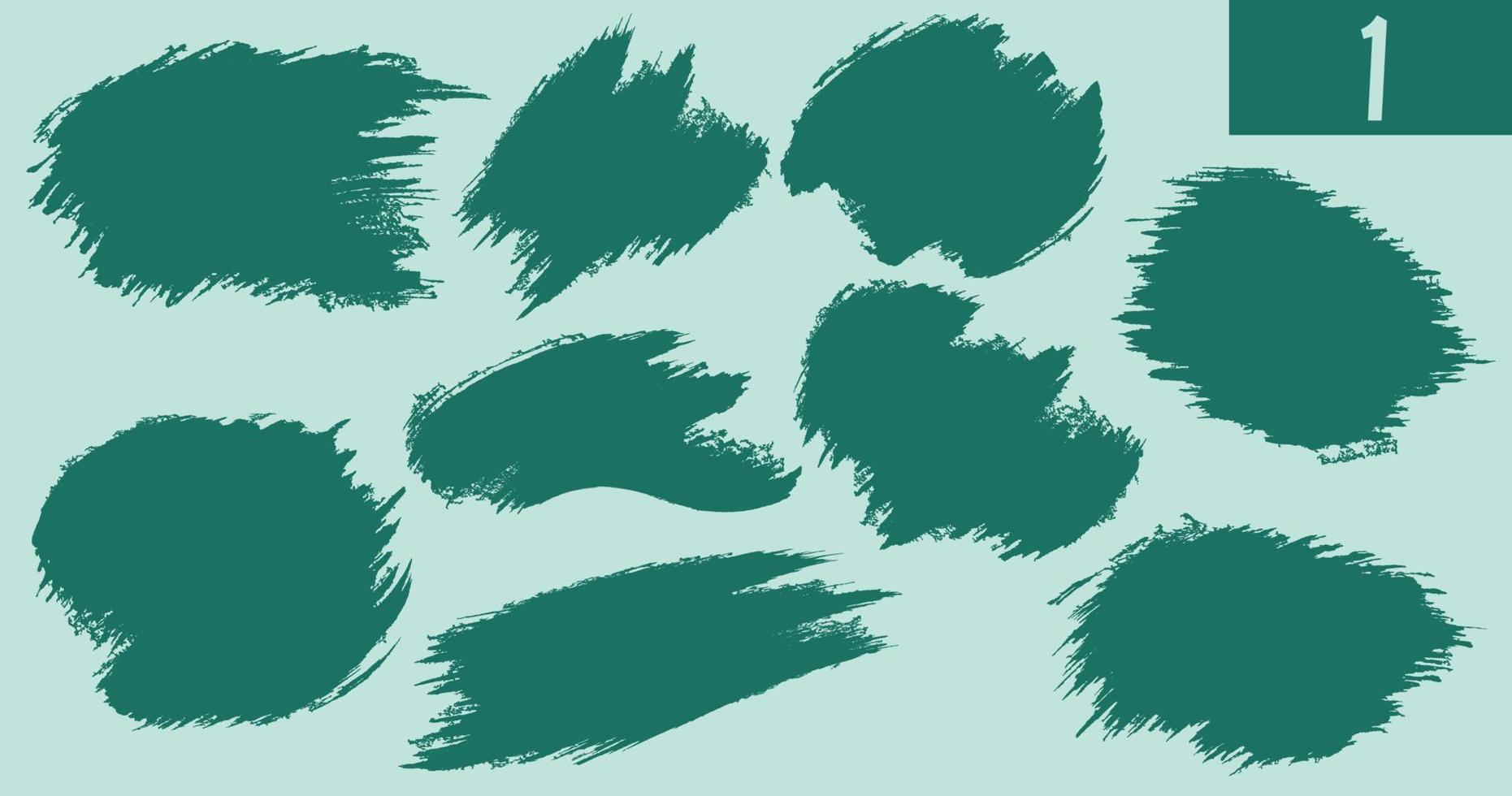 Grunge brush stroke template background set 15313937 Vector Art at Vecteezy