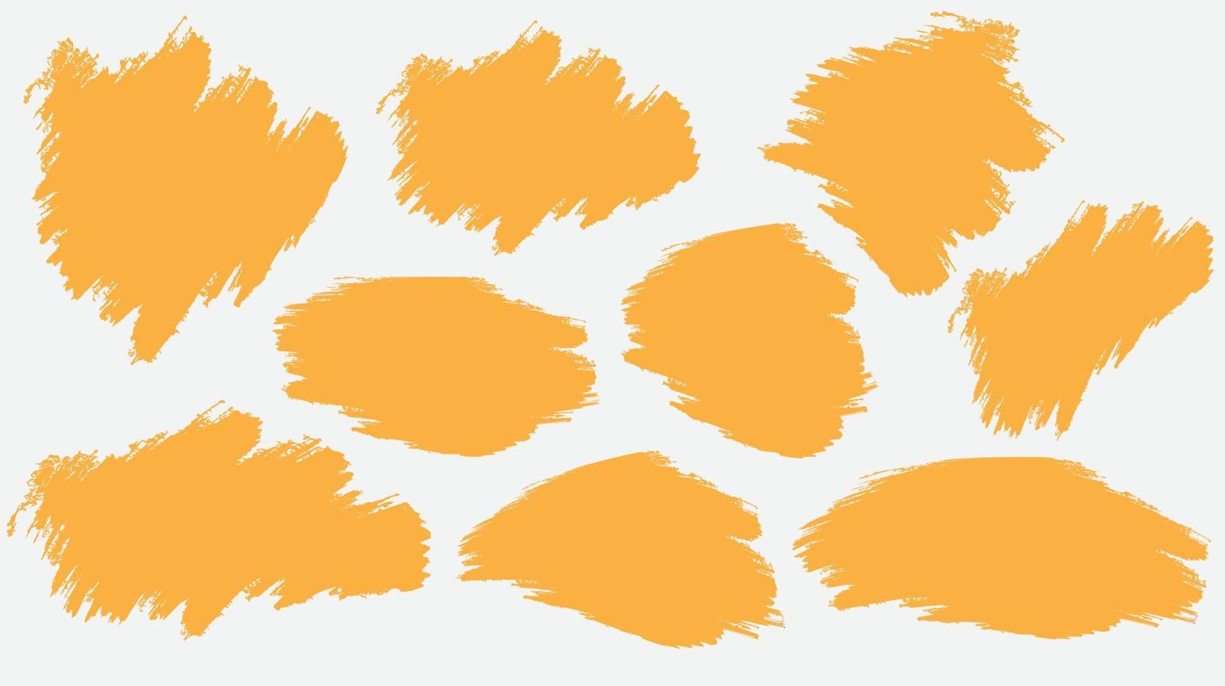 Brush stroke texture design set 15313996 Vector Art at Vecteezy