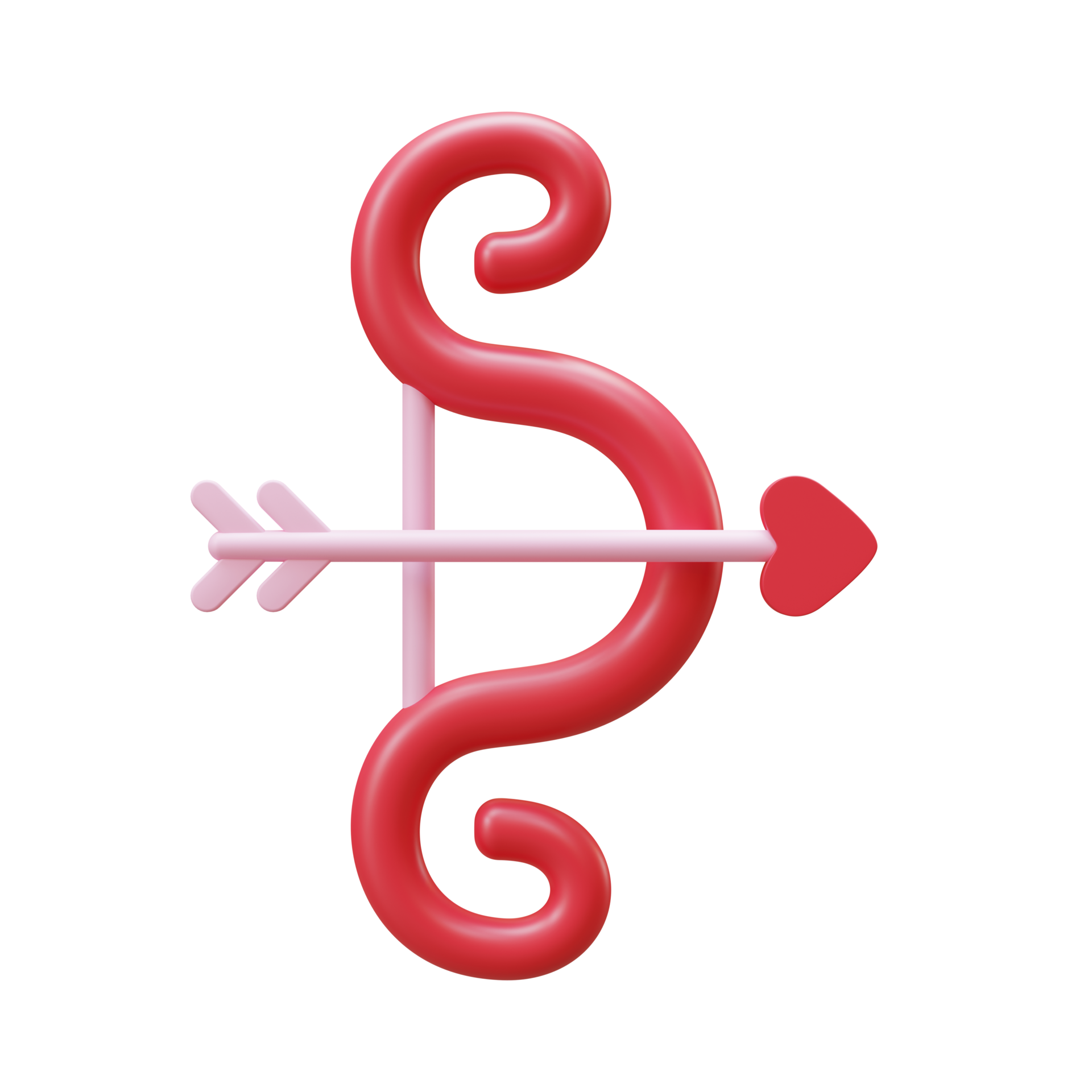 Valentine Bow And Arrow 3D Render Element 15314057 PNG Valentine Bow And Arrow 3D Render Element 15314057 PNG