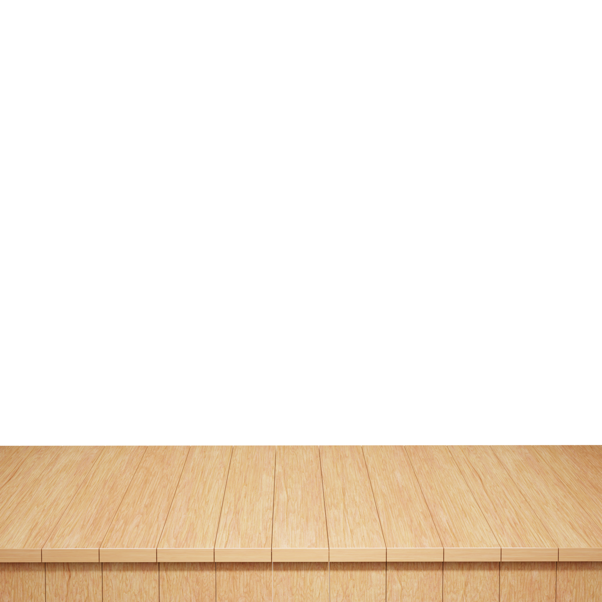 Wooden table foreground, wood table top front view 3d render isolated ... Wooden table foreground, wood table top front view 3d render isolated ...